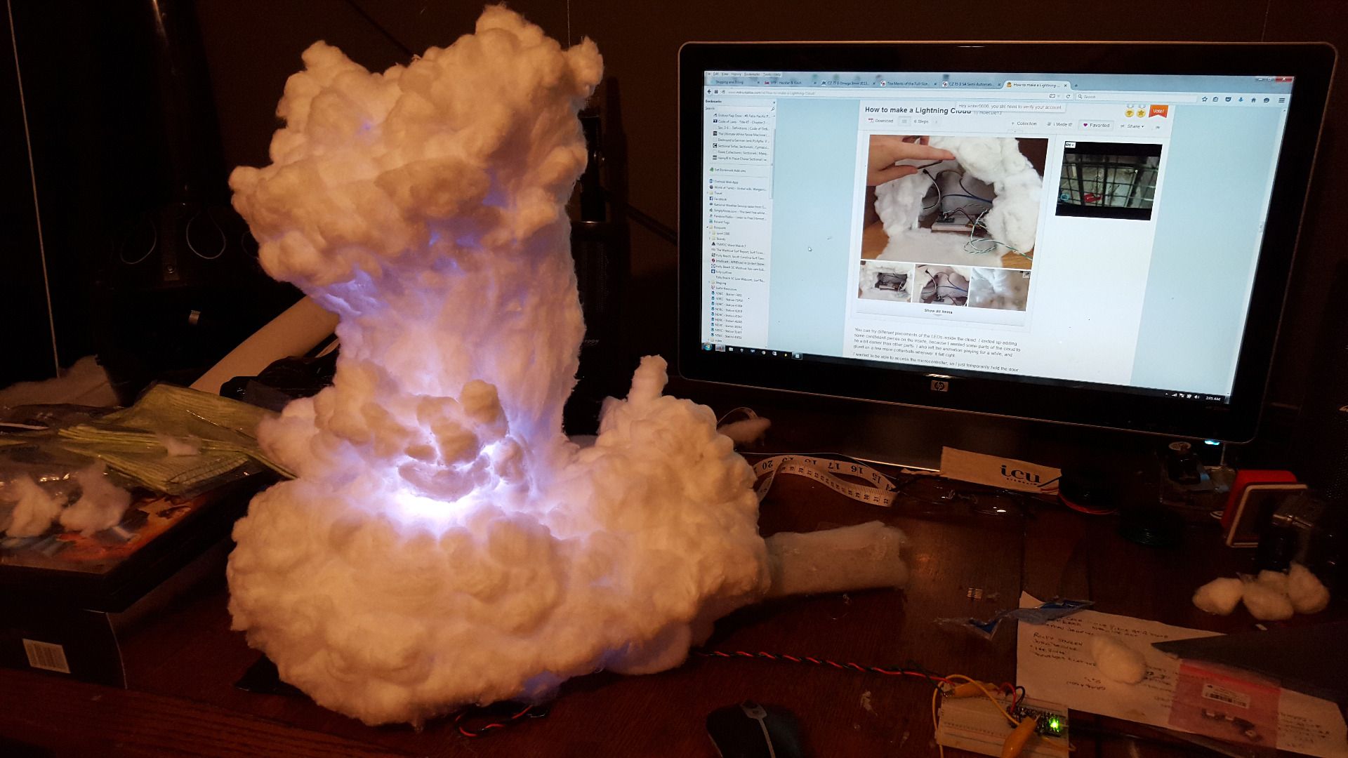 How to Make a Lightning Cloud : 6 Steps (with Pictures) - Instructables