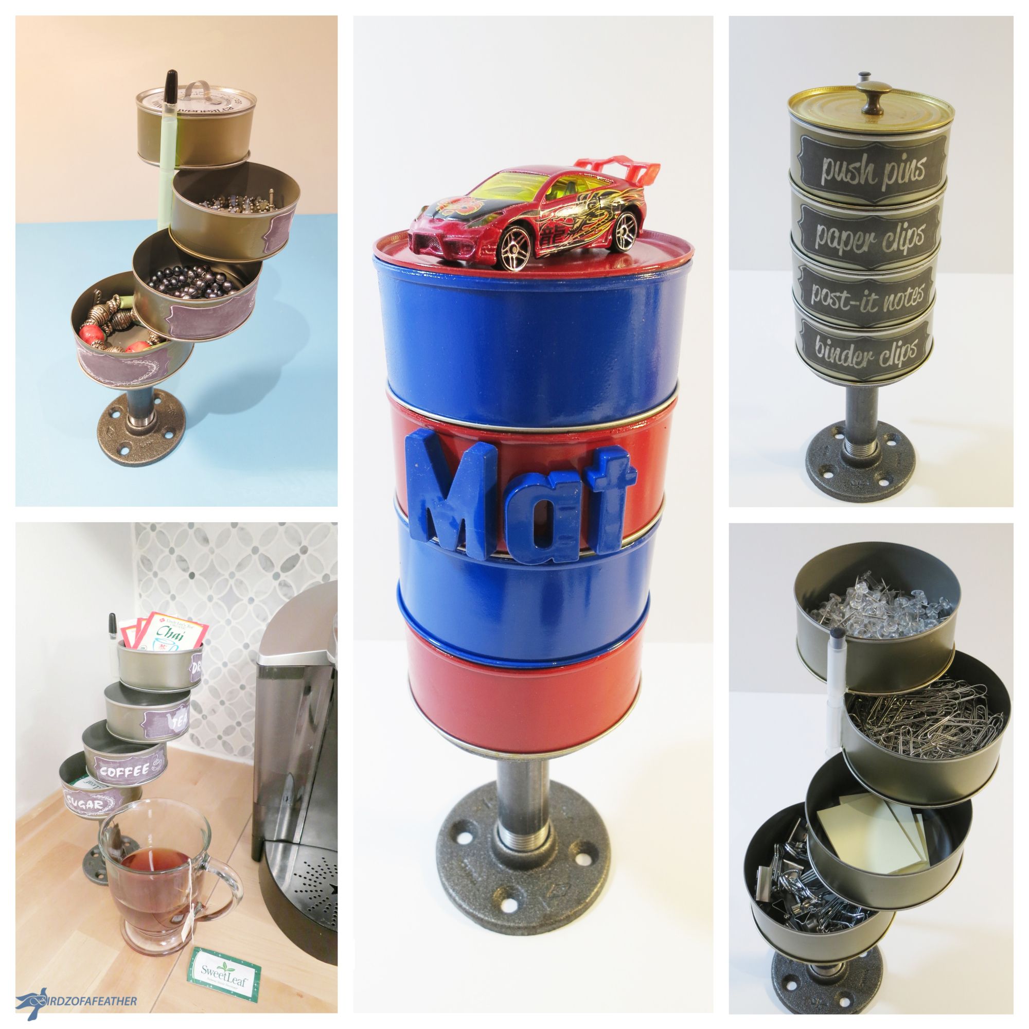 Tuna Can Swing Out Storage Tower : 17 Steps (with Pictures) - Instructables