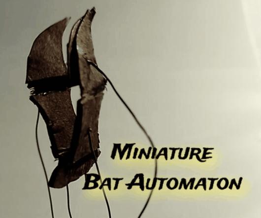 Miniature Bat Automaton : 11 Steps (with Pictures) - Instructables
