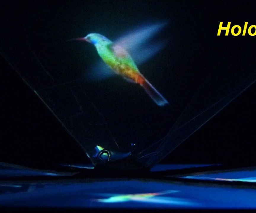 Easy Hogographic Projector : 8 Steps - Instructables