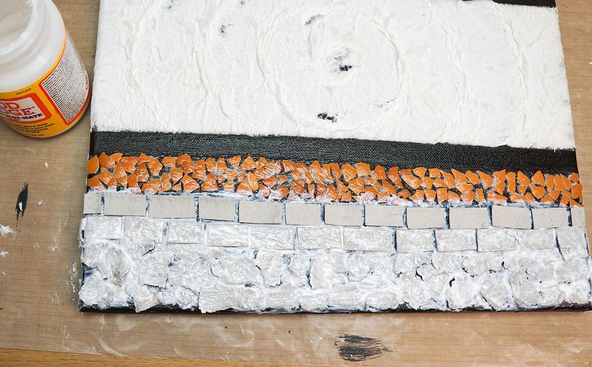 5 WAYS to Make TEXTURES on Your Art Canvas | Painted Wall Art DIY : 9 ...