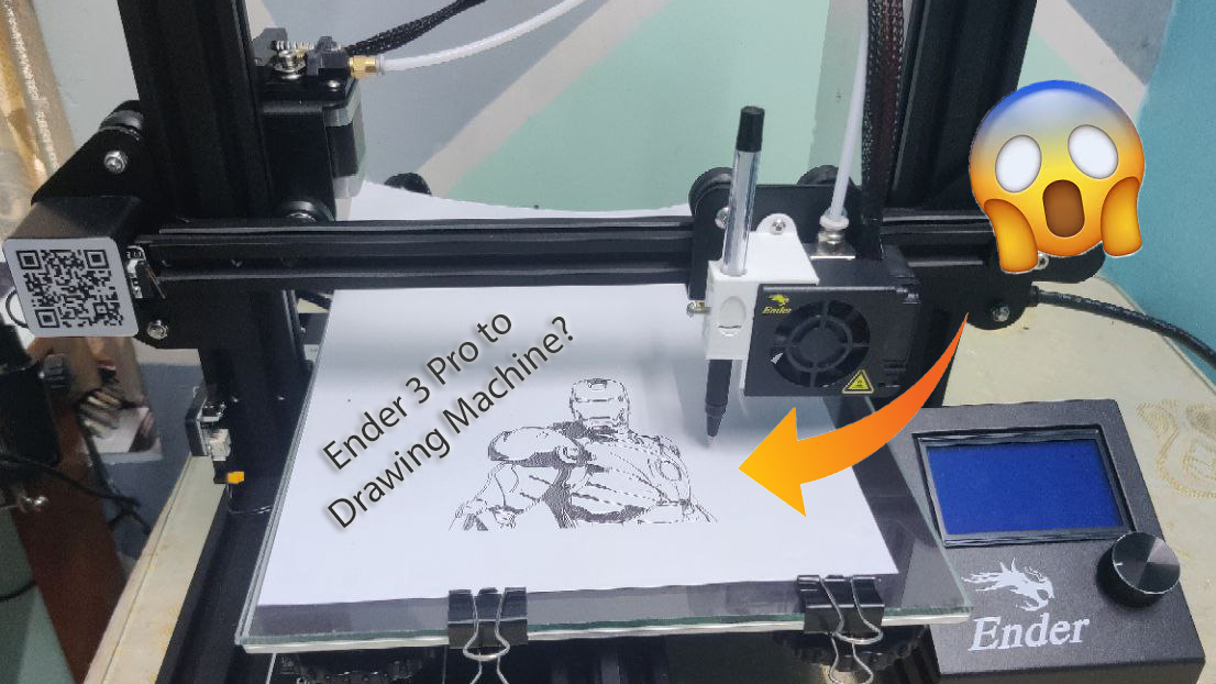 Converting Your 3D Printer to a Drawing Machine for Free? : 7 Steps ...