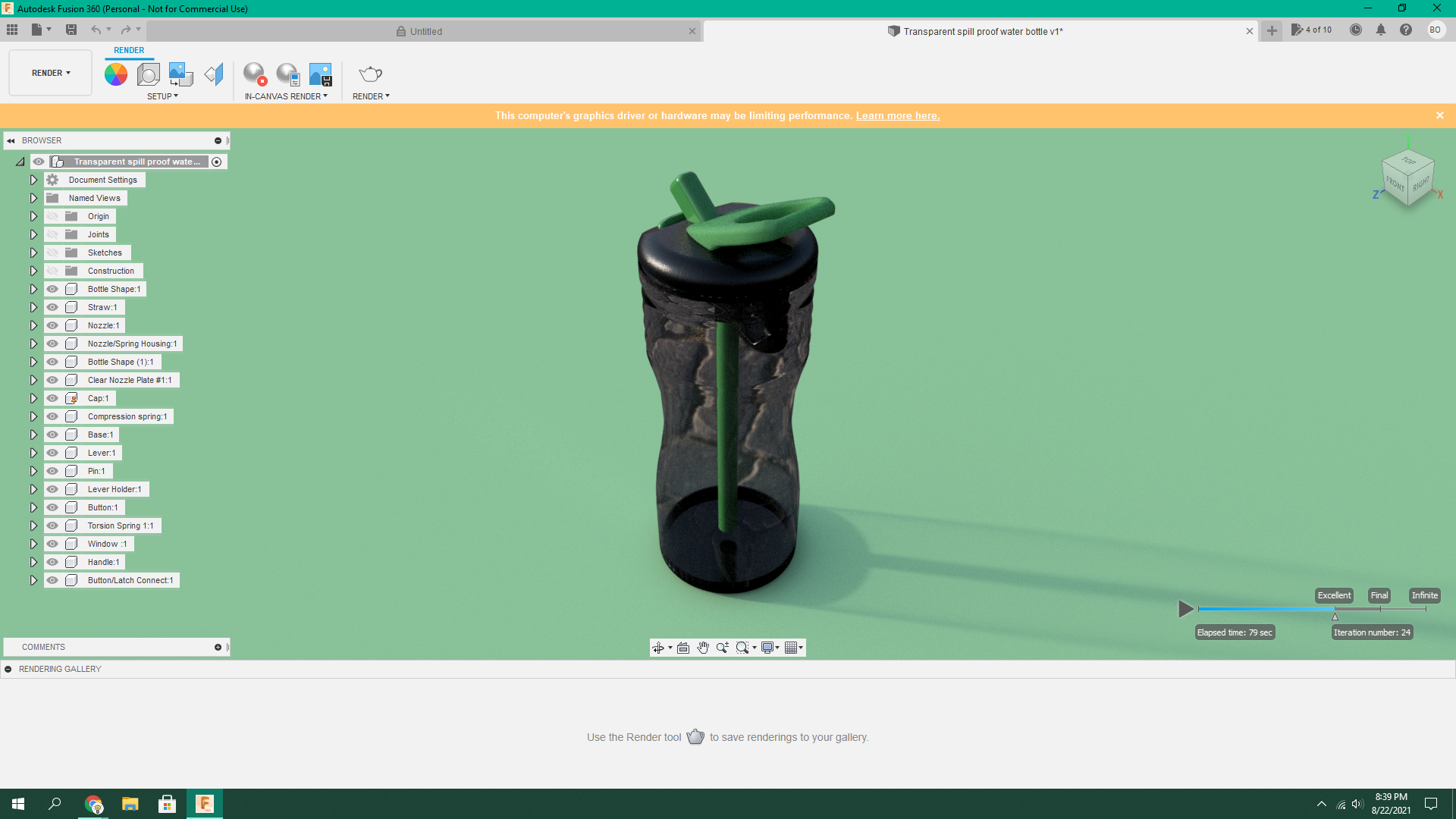 Transparent Water Bottle With Fusion 360 - Instructables