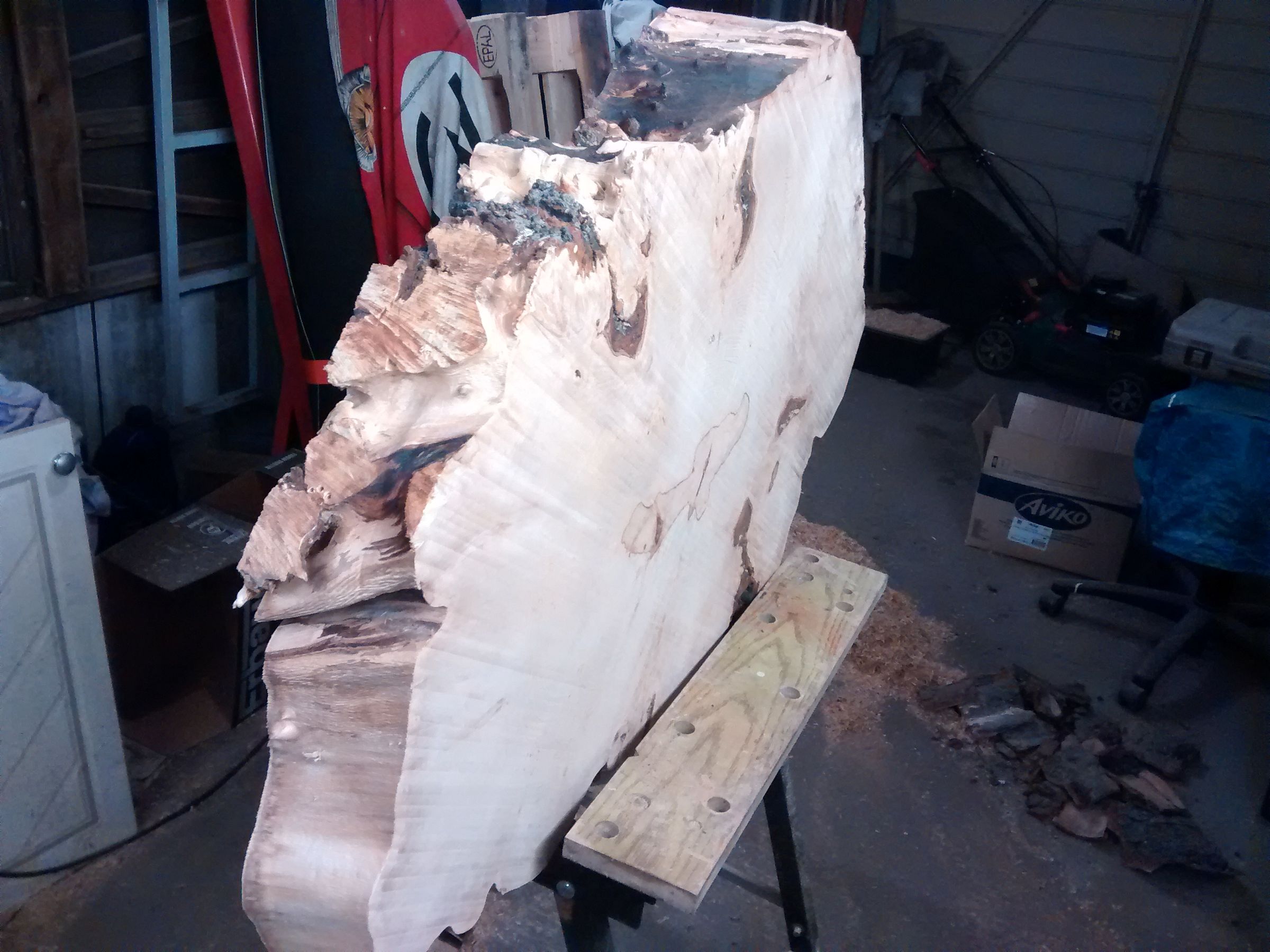 Large Log Slice Table : 9 Steps (with Pictures) - Instructables