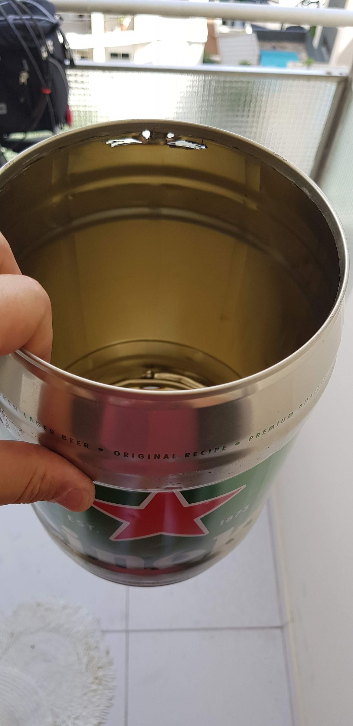 Heineken Keg Bicycle Basket : 3 Steps - Instructables