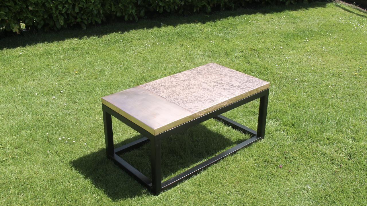 Hammered Copper Coffee Table : 9 Steps (with Pictures) - Instructables