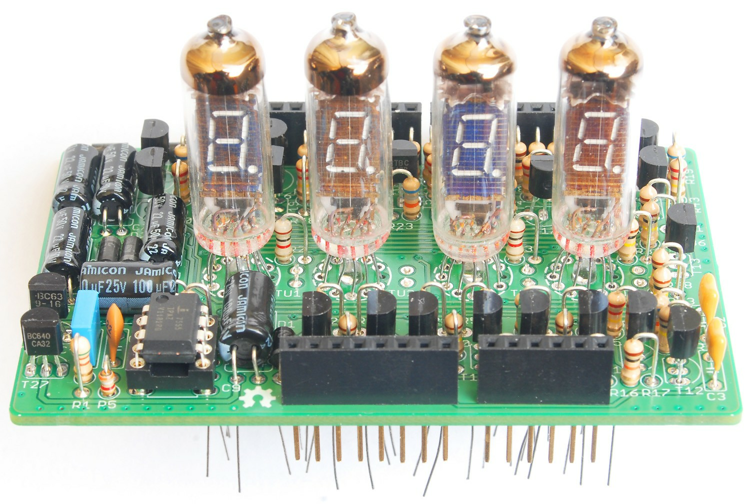 Shield for Arduino From Old Russian VFD Tubes: Clock, Thermometer, Volt ...