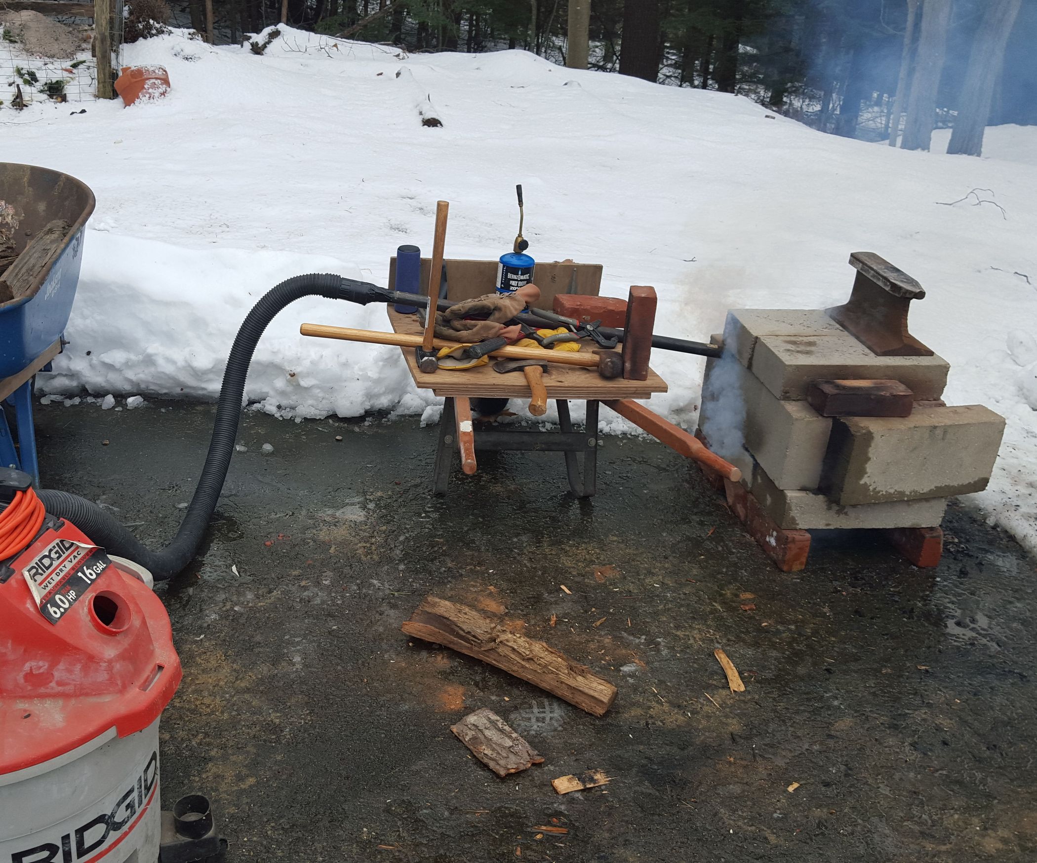 Cheap and Easy Backyard Forge : 5 Steps - Instructables