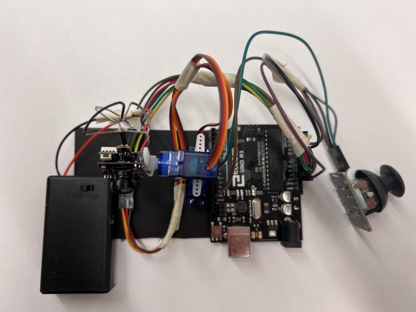 Joystick Controlled Fpv Cam Arduino Instructables