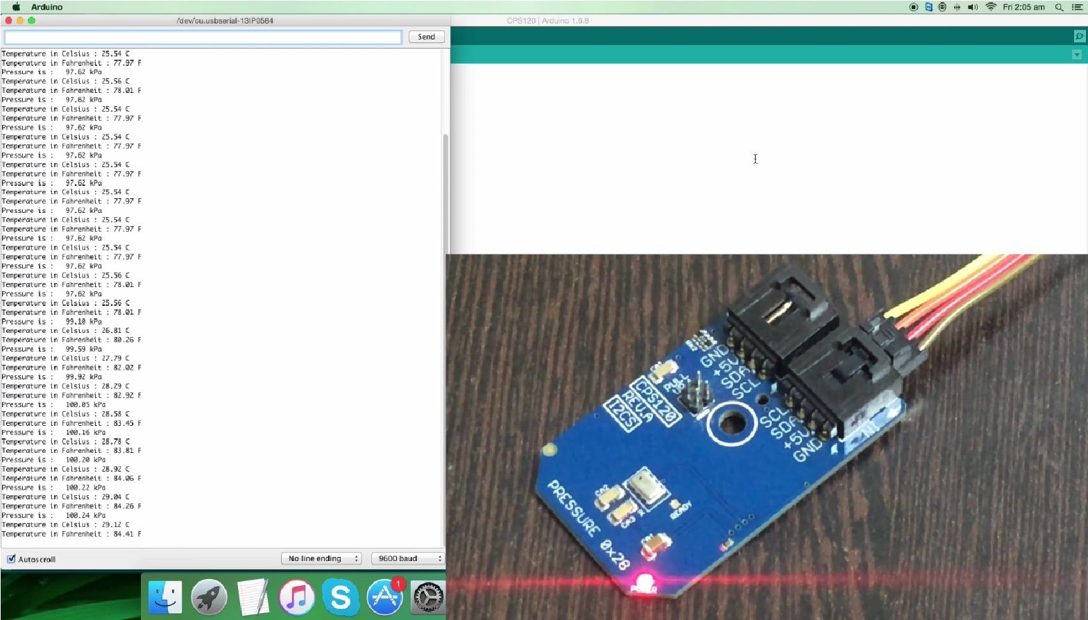 Pressure Measurement Using CPS120 and Arduino Nano : 4 Steps ...