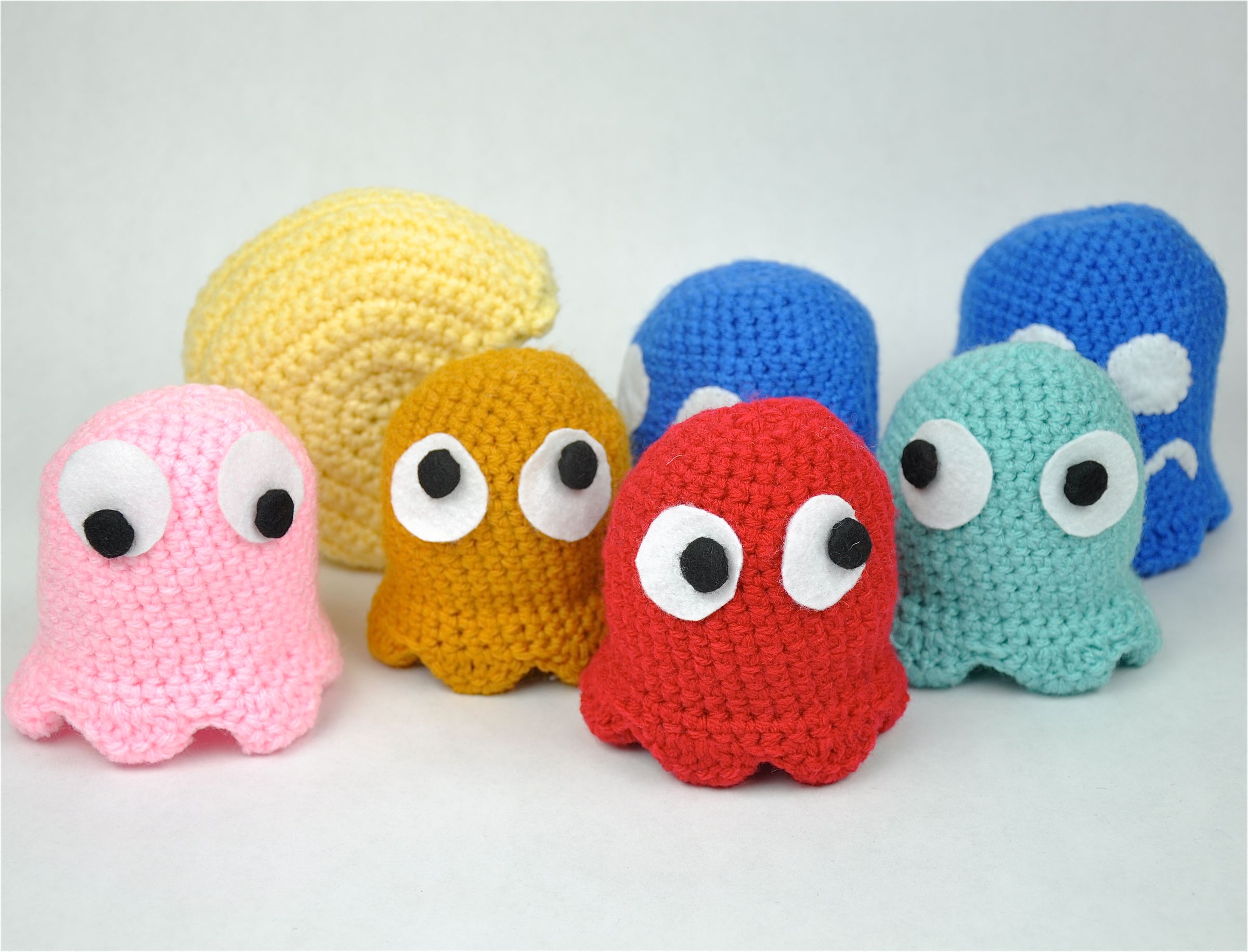 Crochet Pac-Man and Ghosts : 6 Steps (with Pictures) - Instructables