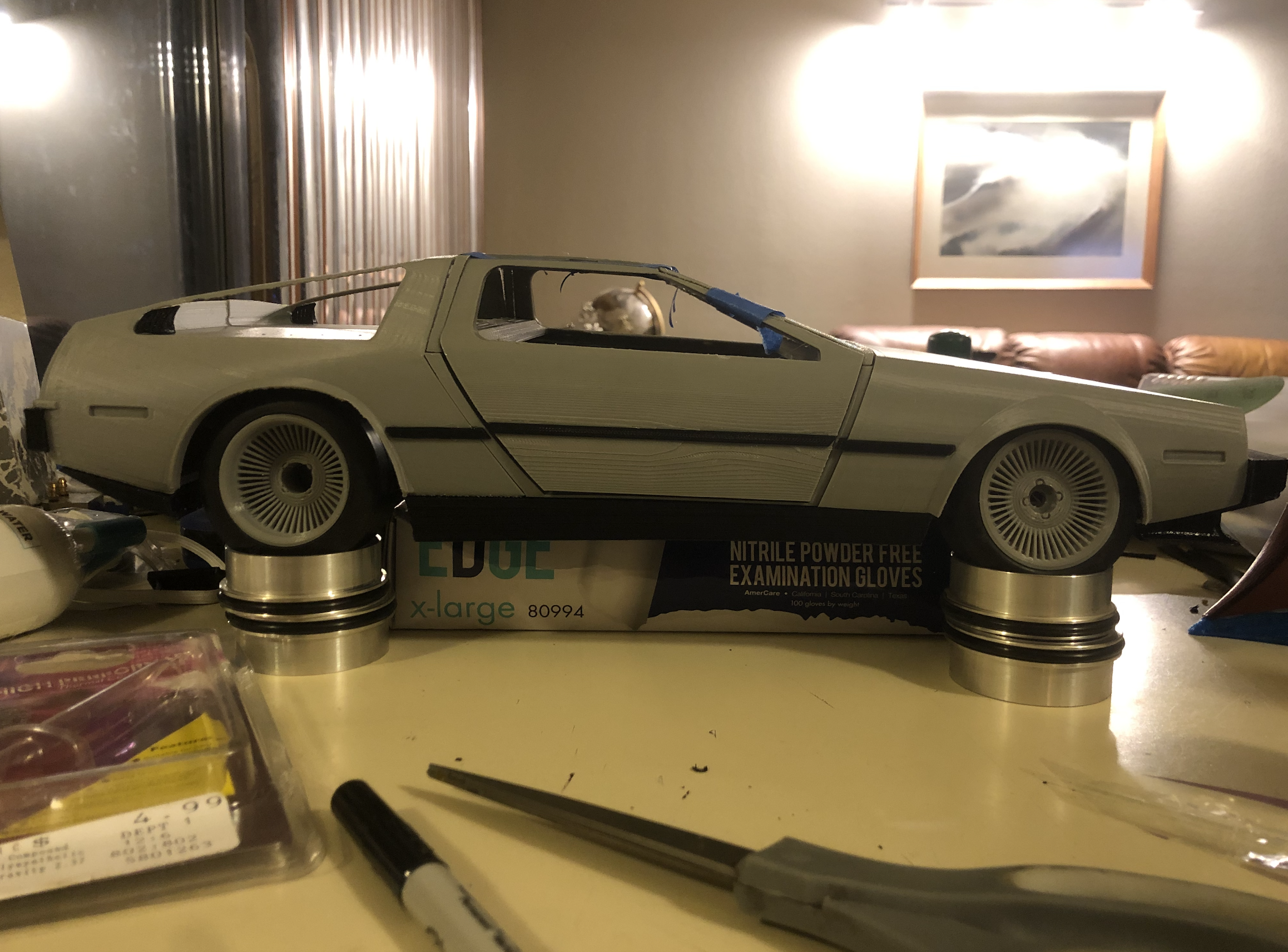 Delorean DMC-12/BTTF Time Machine 3D Printed RC Car : 17 Steps (with ...