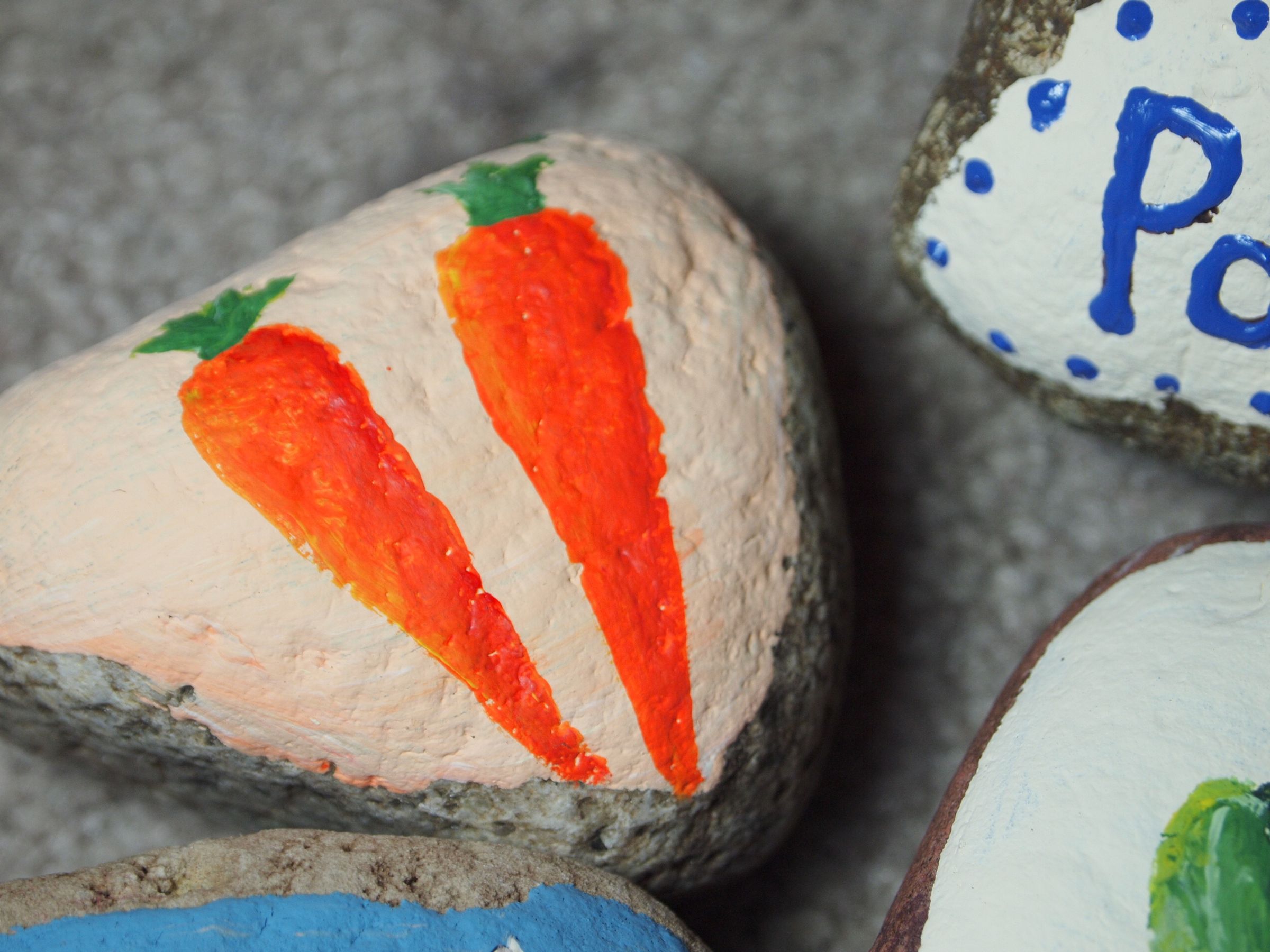 Painted Rock Garden Markers - Instructables