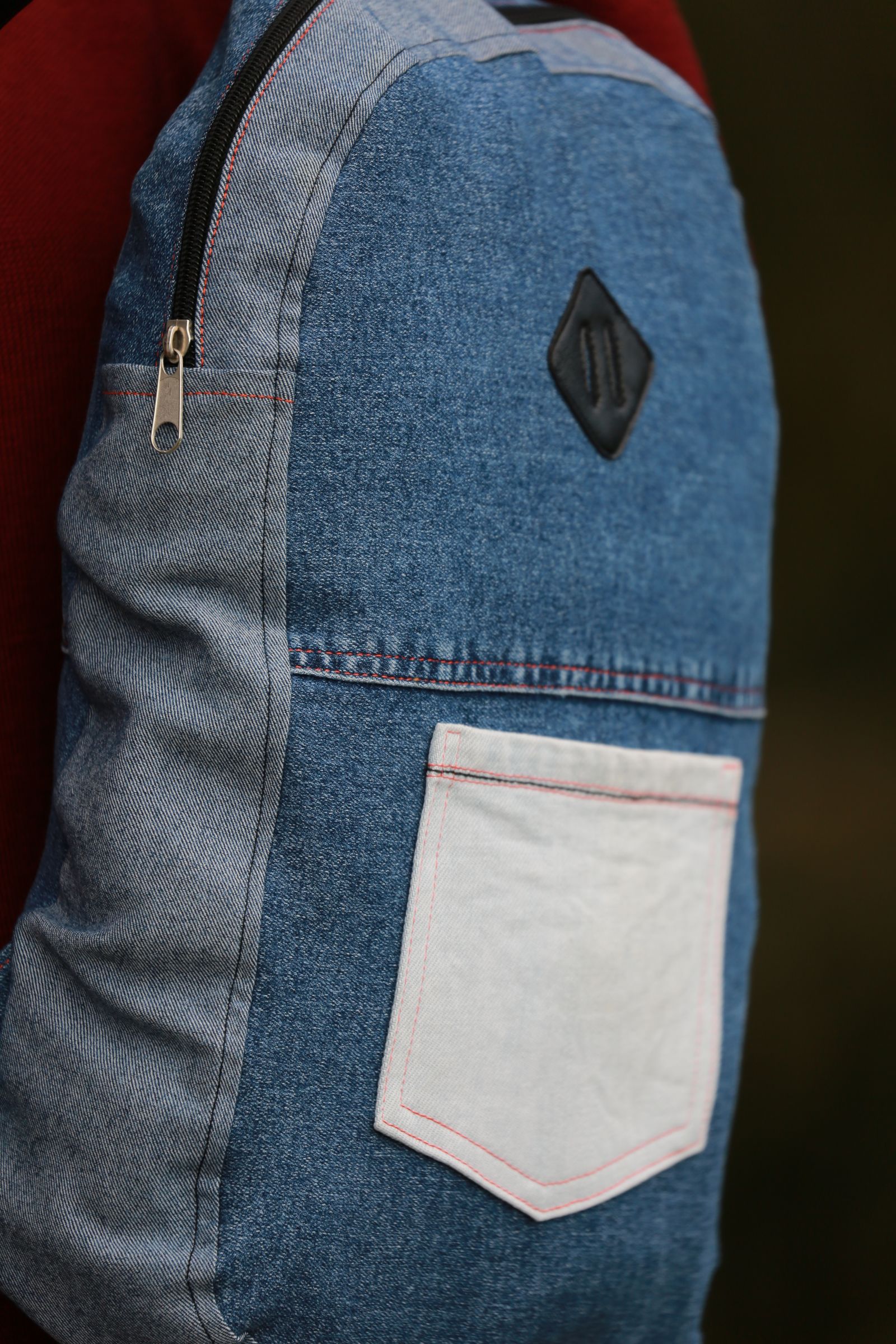 Color-Block Backpack From Old Jeans : 16 Steps (with Pictures ...