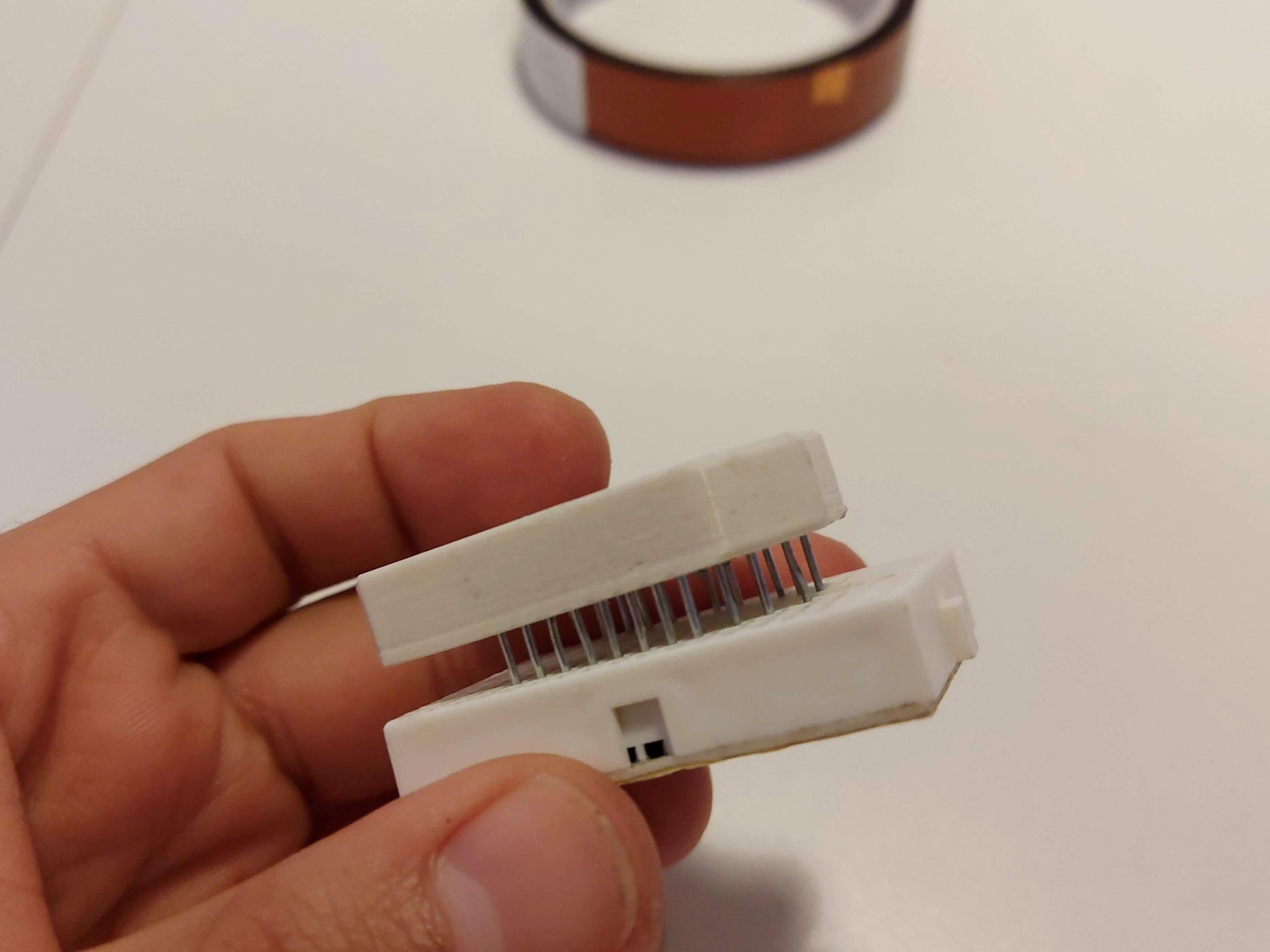 DIY ESP8266 ESP-12 Socket - Snap Fit, Breadboard Friendly, No Soldering ...