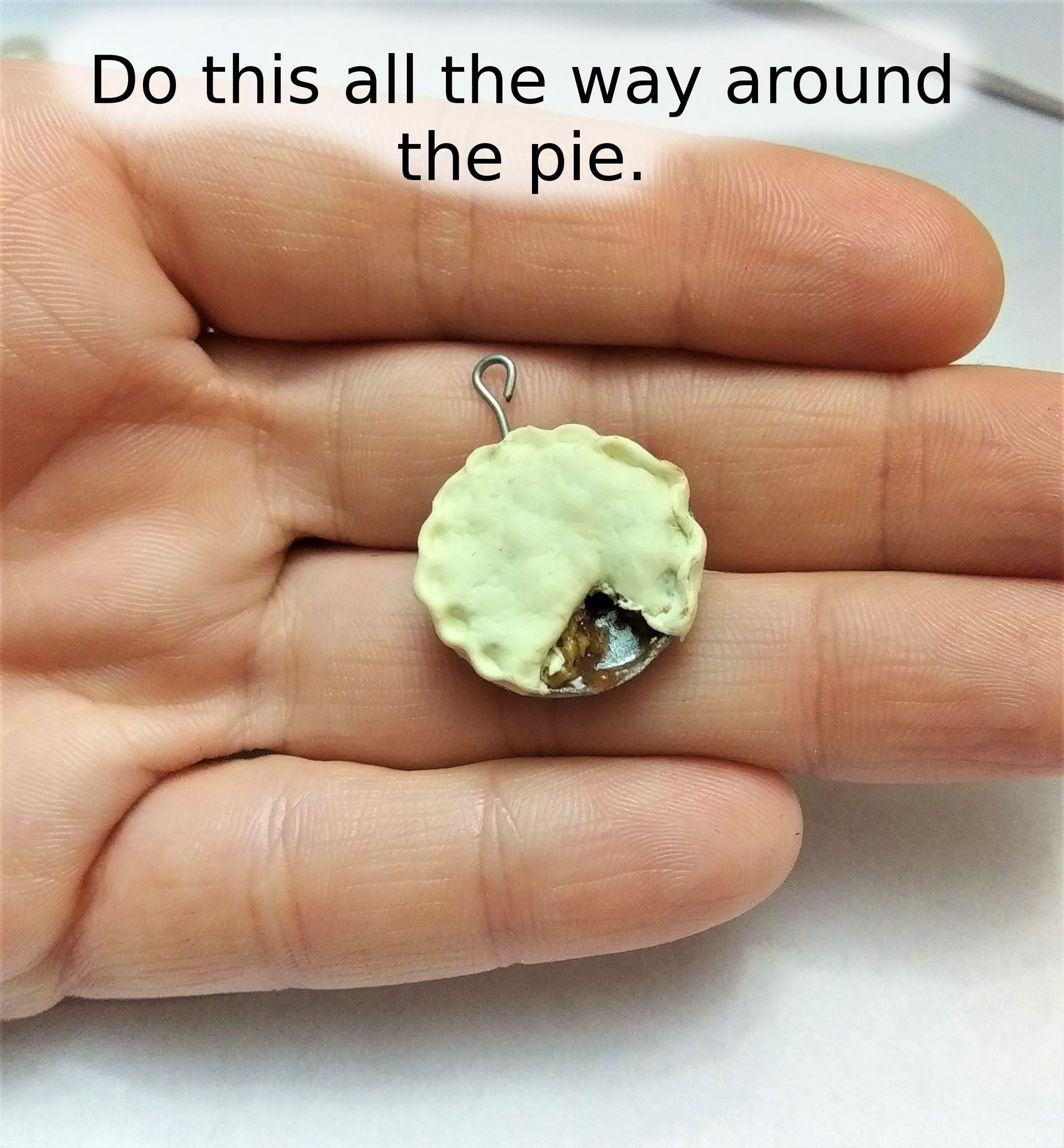 Pie Charms From Clay: Earrings, Necklace, Etc. : 12 Steps (with ...