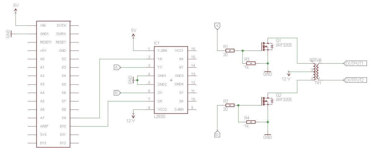 How to Make an Inverter Using ARDUINO : 7 Steps - Instructables