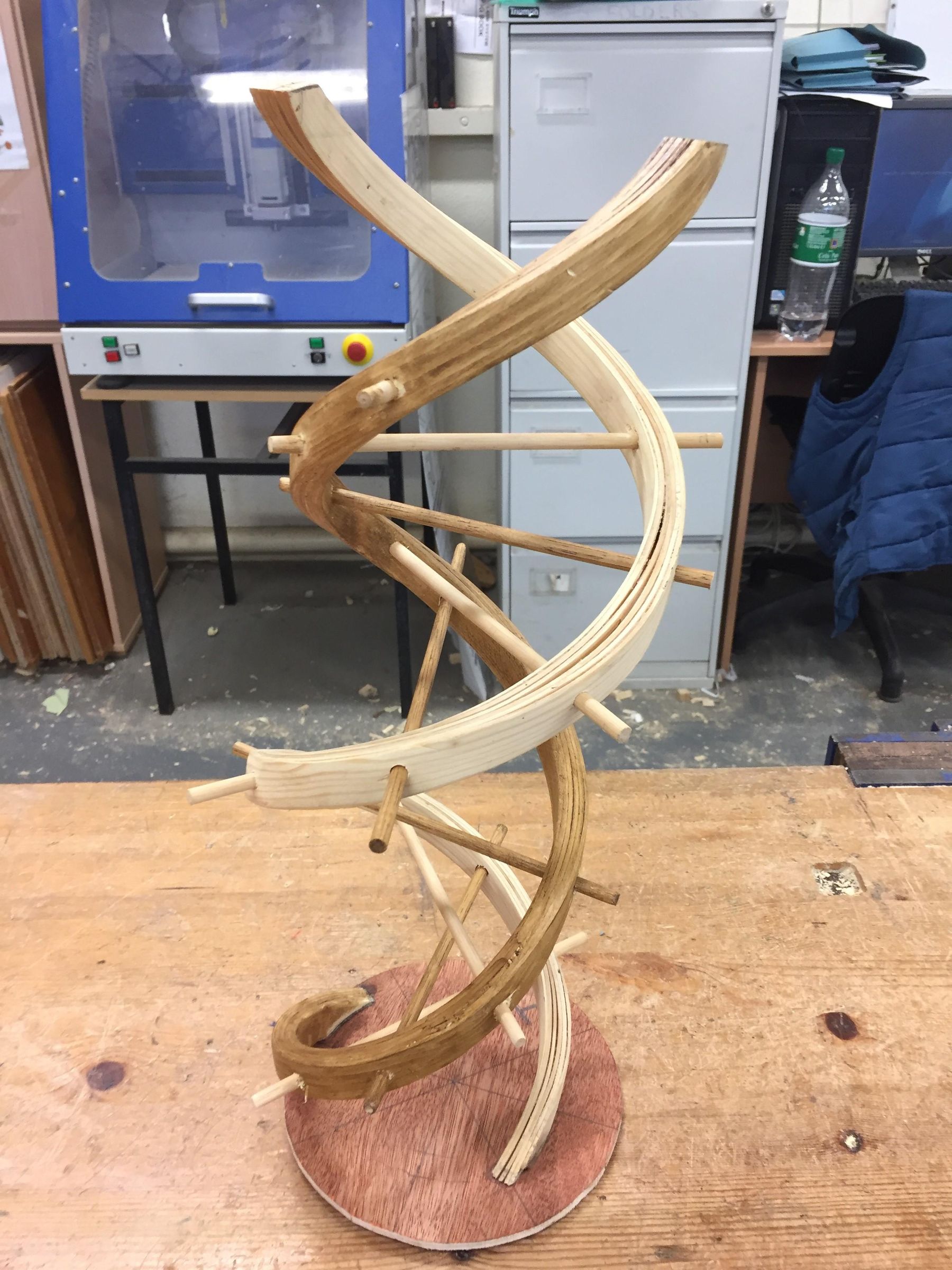 Laminated Plywood DNA Model : 12 Steps (with Pictures) - Instructables