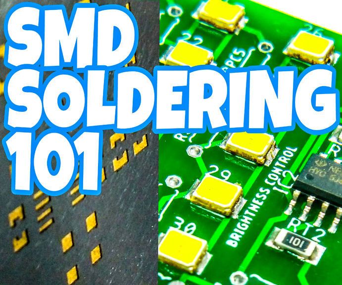 SMD SOLDERING 101 | USING HOT PLATE, HOT AIR BLOWER, SMD STENCIL AND ...