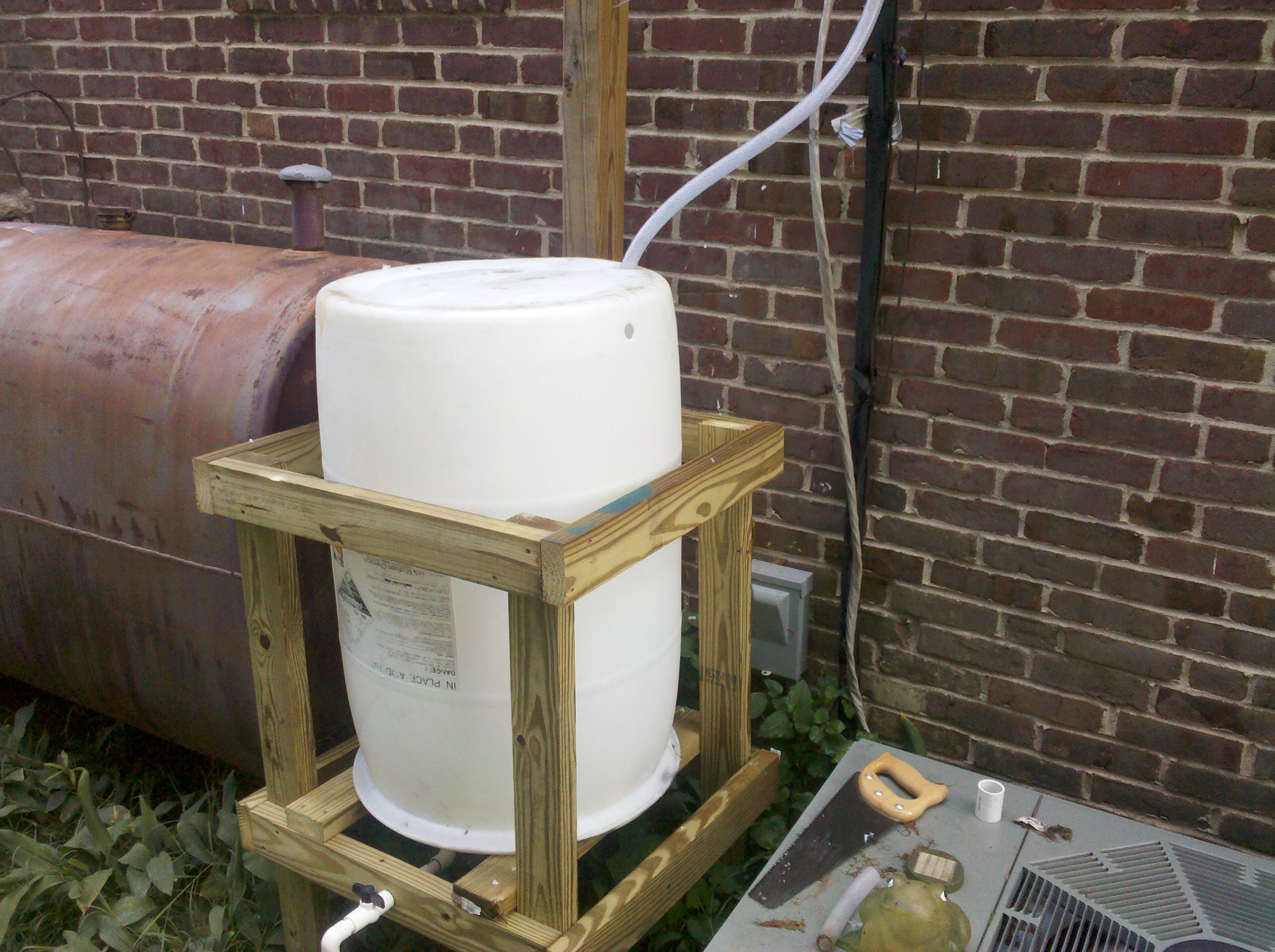 Condensation Reclimation Rain Barrel. : 4 Steps (with Pictures ...