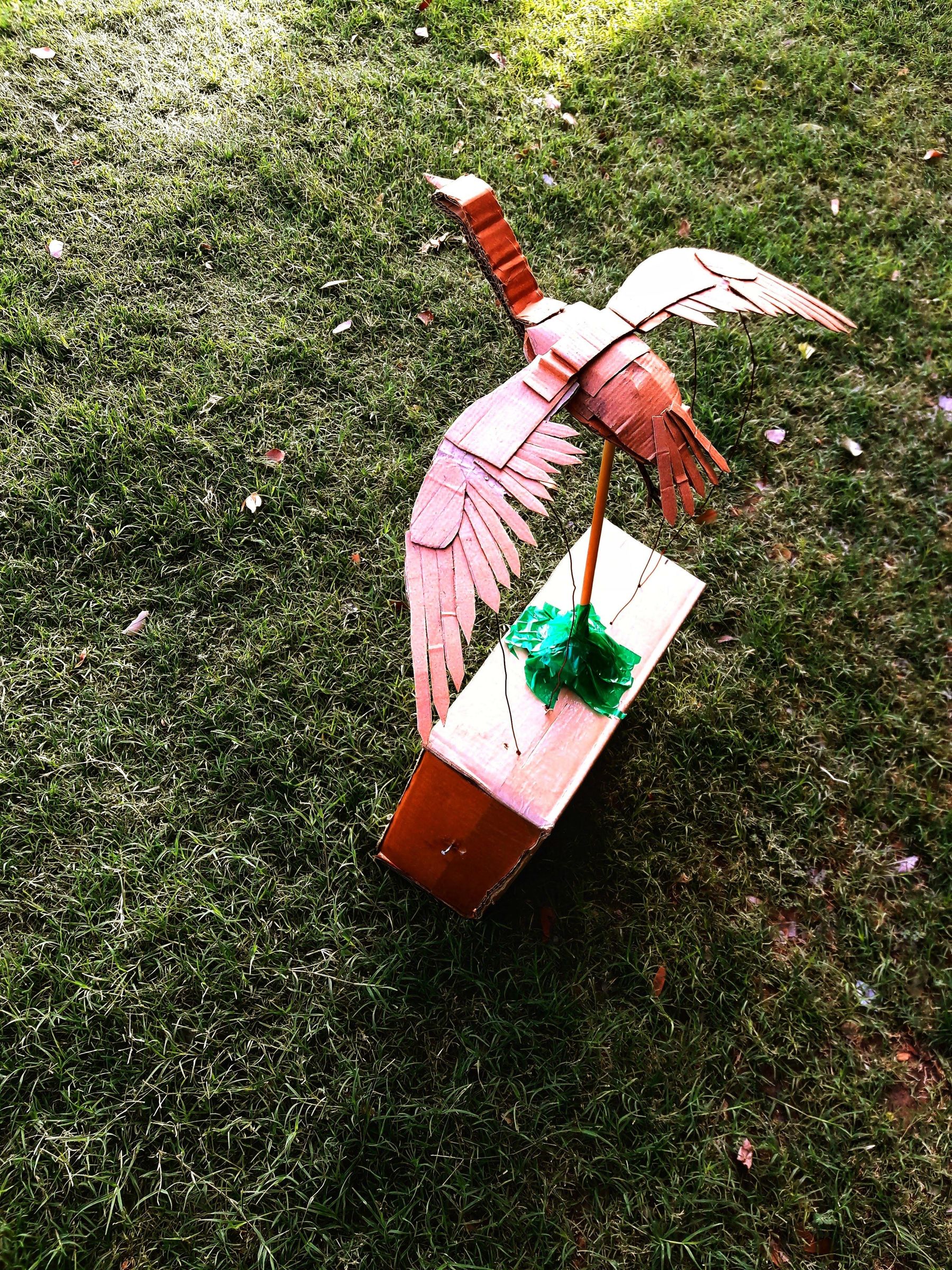 Mechanical Cardboard Bird : 9 Steps (with Pictures) - Instructables