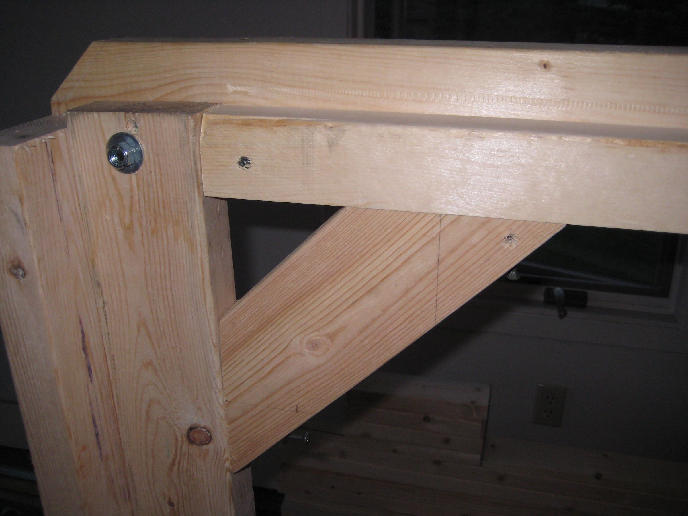 College Dorm Loft (accepts Twin XL Frame) *updated* : 6 Steps ...