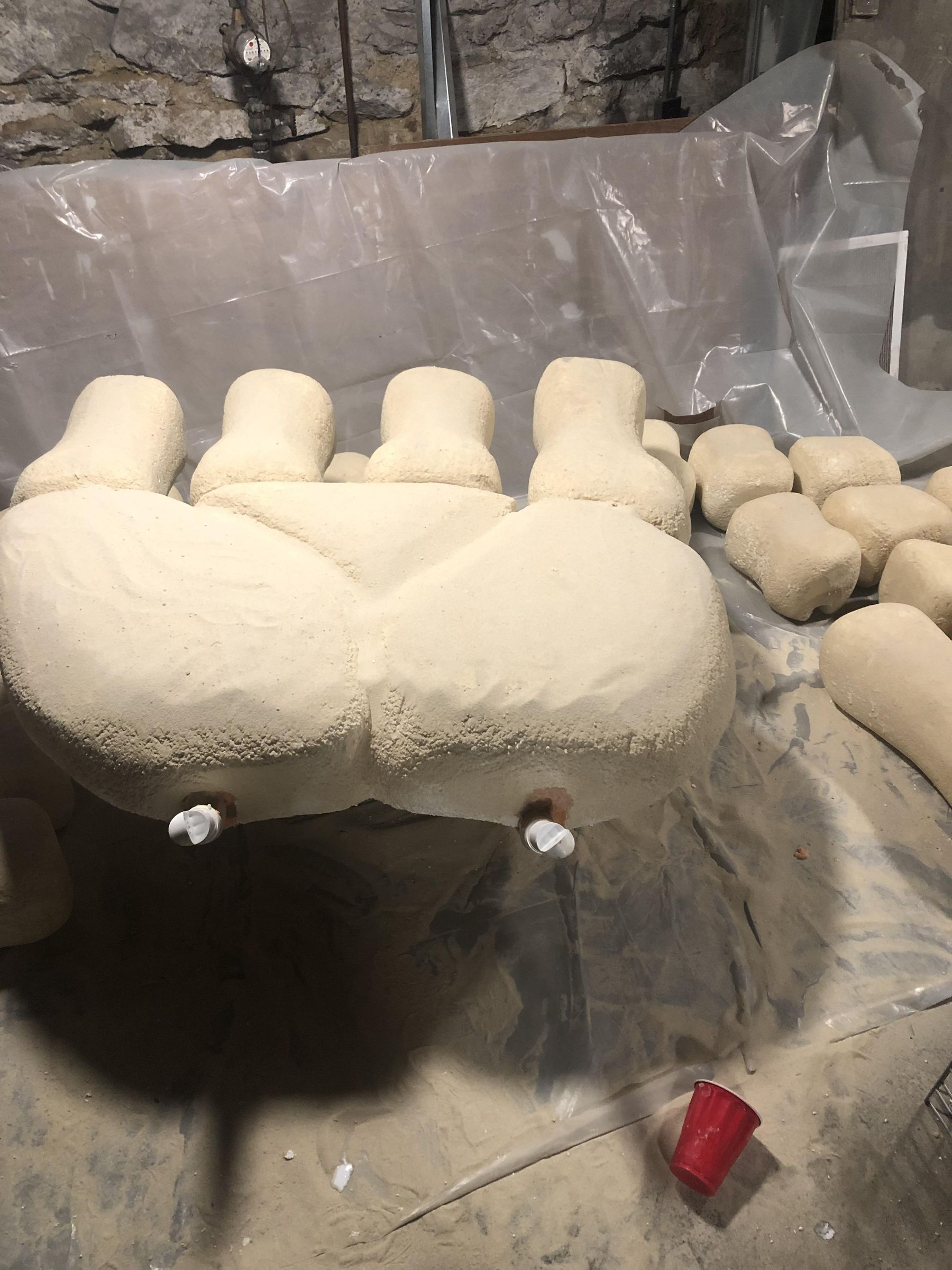 Over Sized Skeleton Breaking Out of My Home : 11 Steps (with Pictures ...