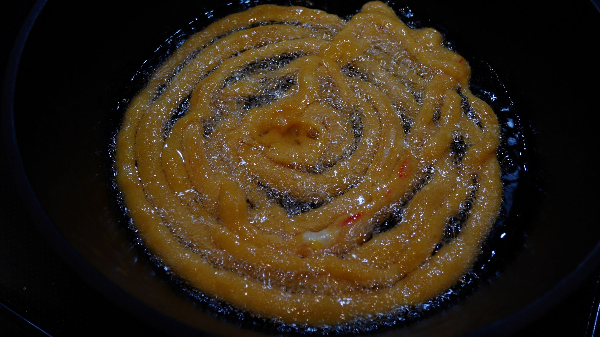 Giant Sized Jalebi; Indian Funnel Cake : 5 Steps (with Pictures ...