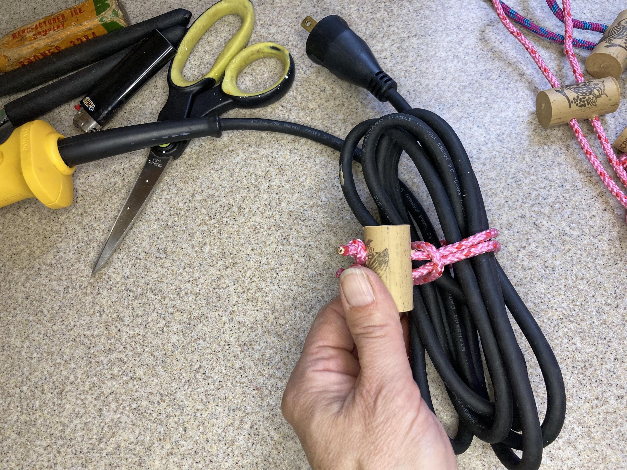 Wine Cork Cord Keeper : 4 Steps (with Pictures) - Instructables