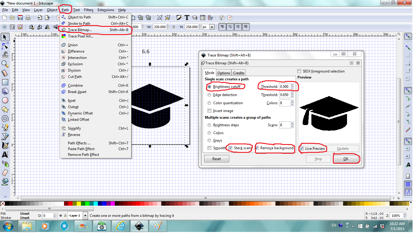 10 Steps to Your Own Logo in Inkscape (free) and Using Creative Market ...