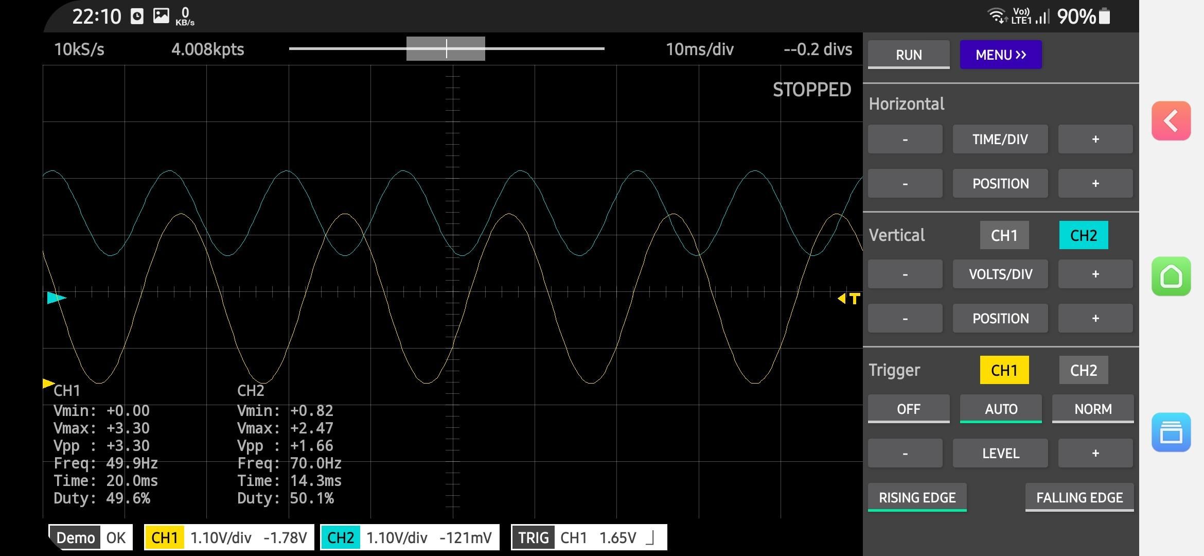 Raspberry Pi Pico 200Khz Digital Oscilloscope : 14 Steps (with Pictures) - Instructables