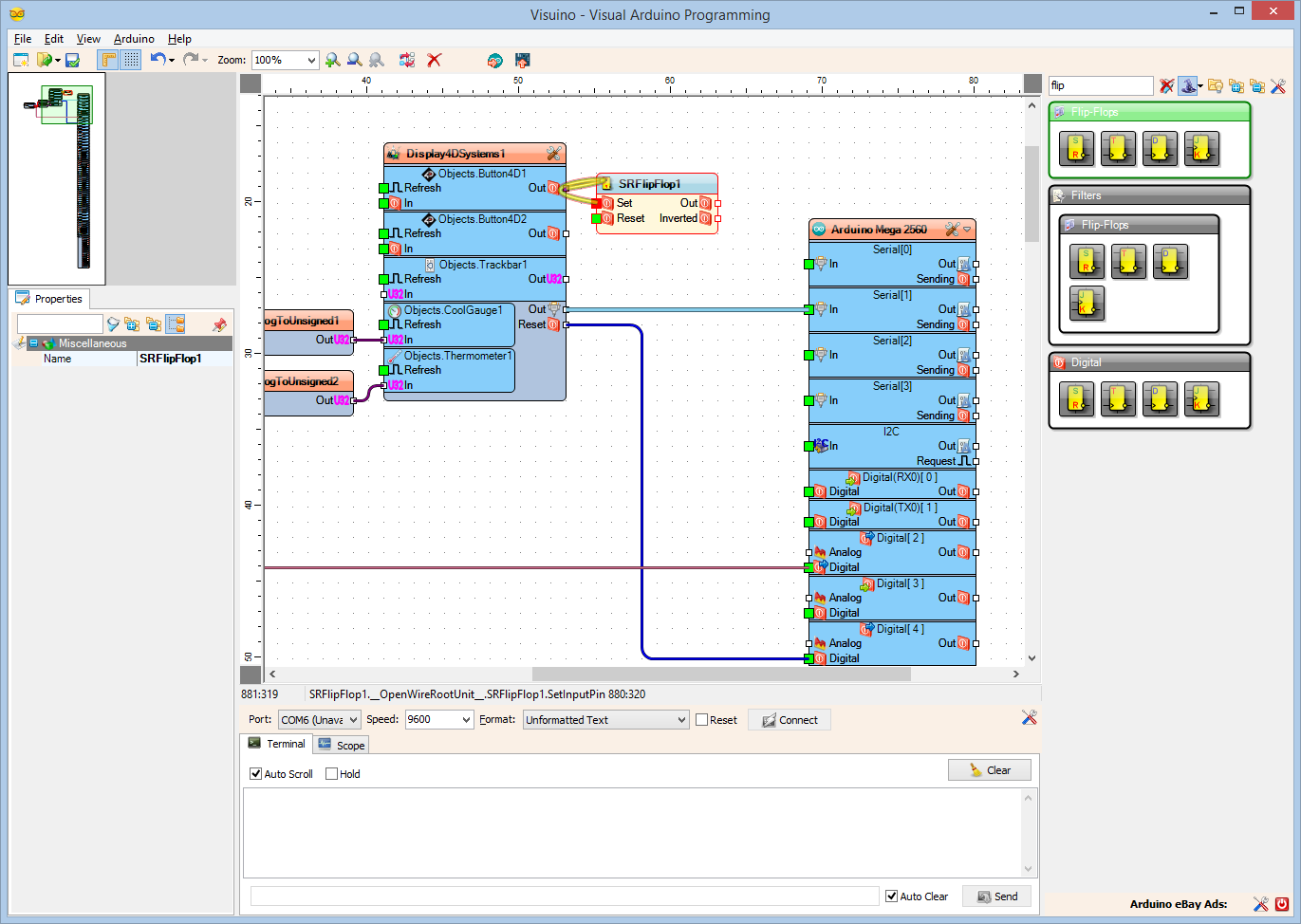 Arduino and Visuino: Connect 4D Systems ViSi Genie Smart Touchscreen ...