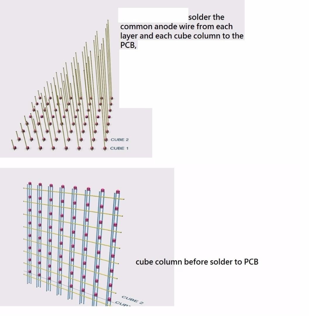 RGB LED CUBE 8x8x8 With Animation Creator : 13 Steps - Instructables