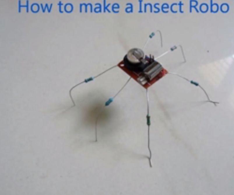 Make a Very Simple Insect Robot Toy : 5 Steps - Instructables