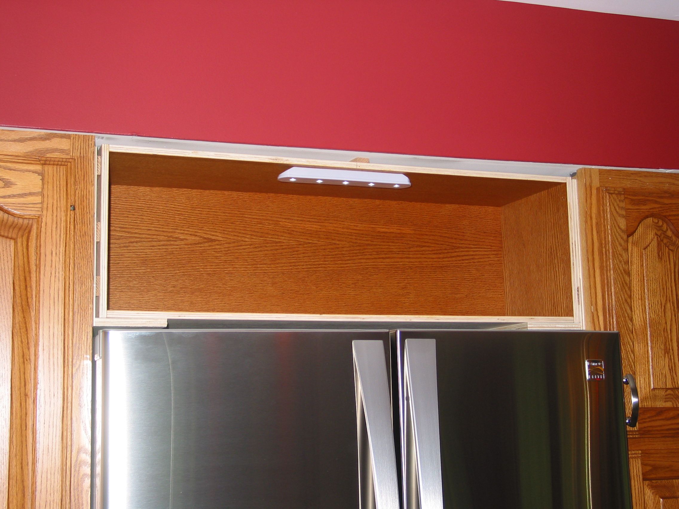 Easy to Build Above the Fridge Display Box Cabinet : 4 Steps (with ...