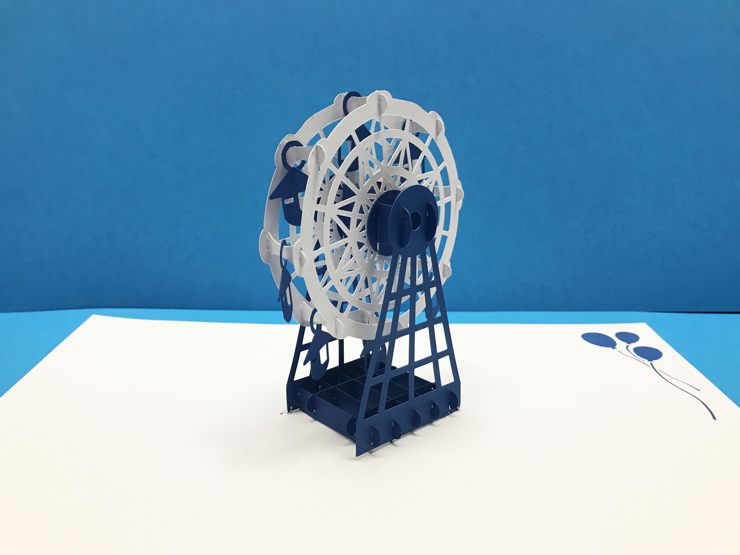 Rotatable Ferris Wheel Pop-Up Card : 9 Steps (with Pictures ...