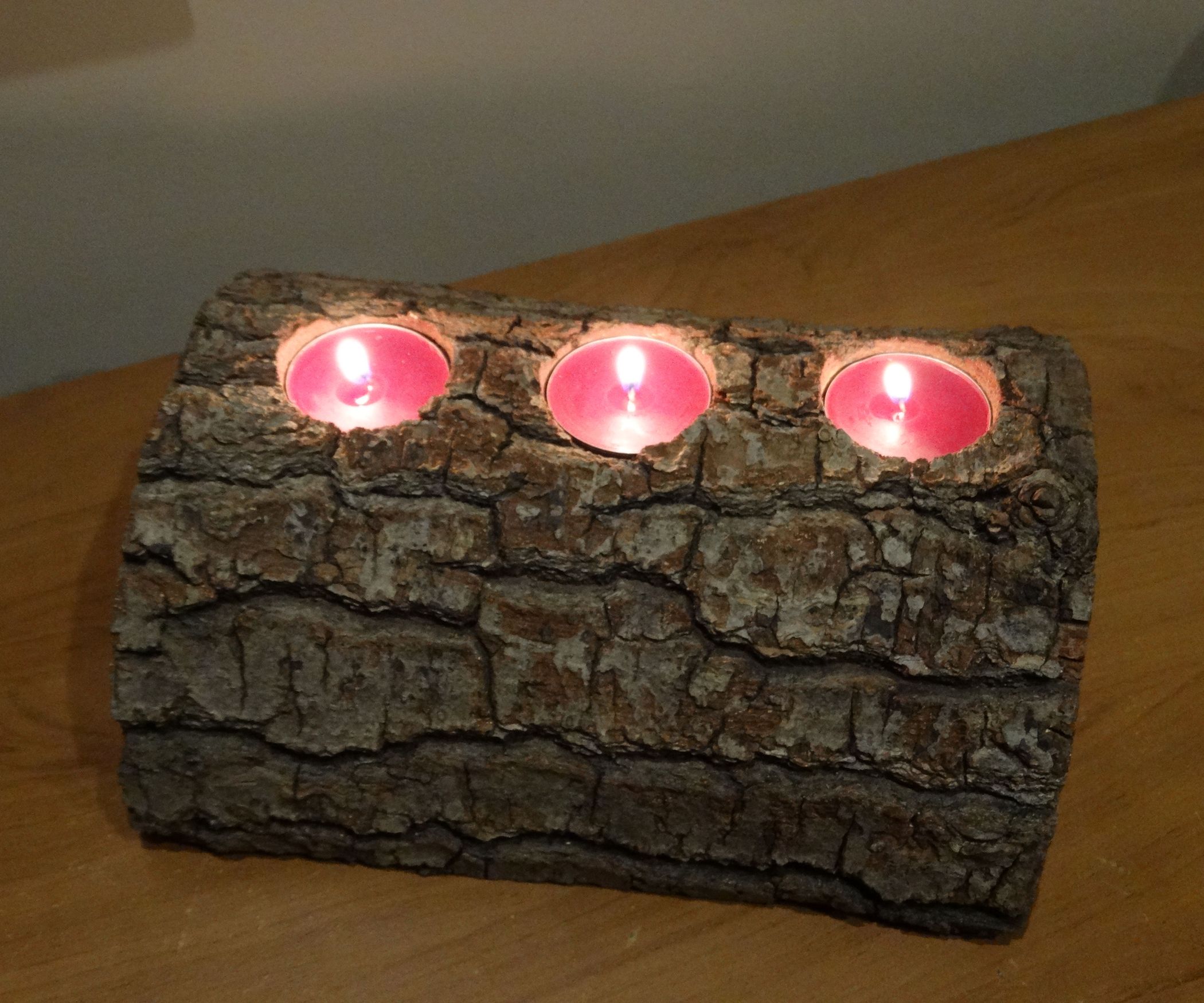 Handmade Candlestick Piece of Wood : 4 Steps (with Pictures ...