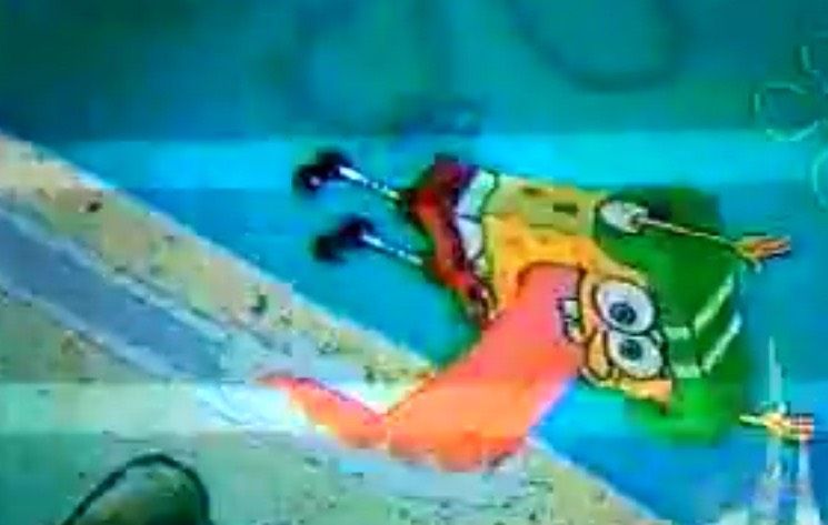 Spongebob Tongue Sand