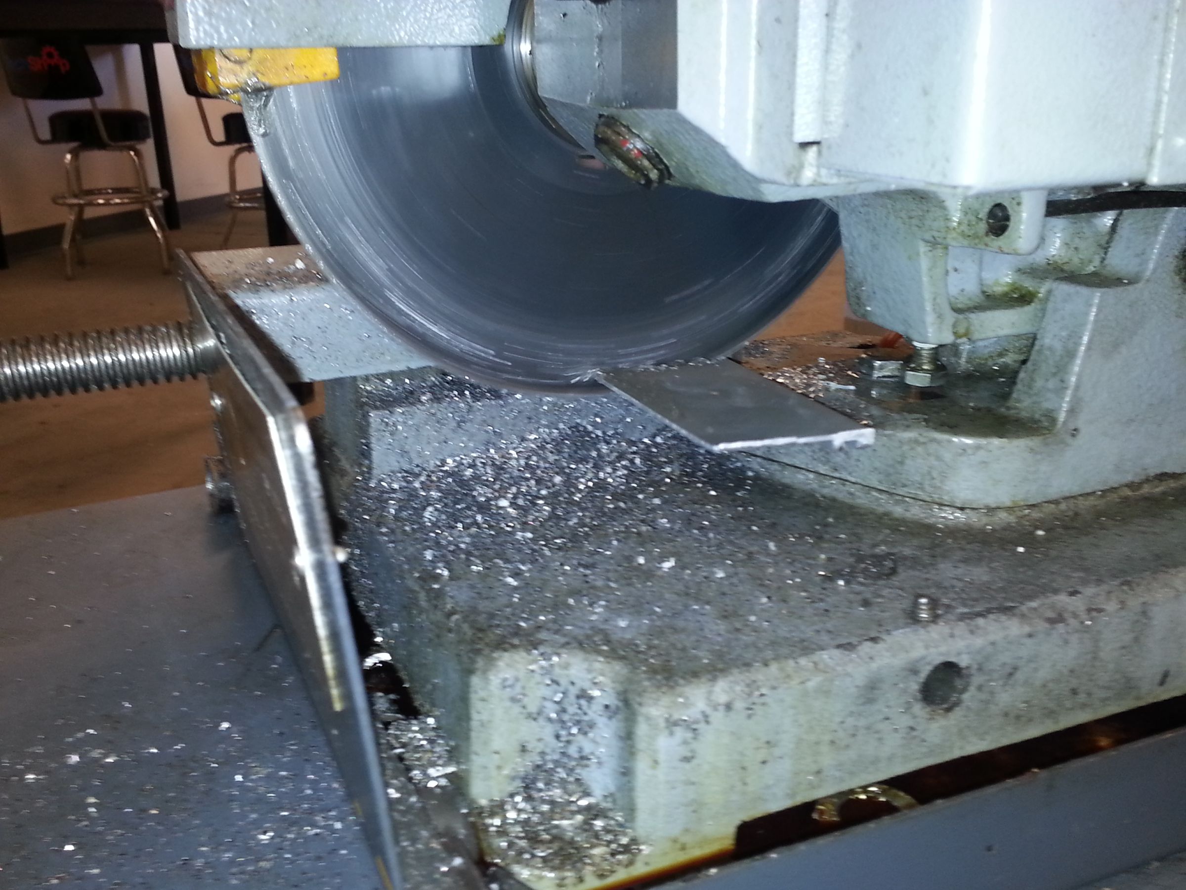 How to Use a Cold Saw, Making Your First Cut. : 4 Steps - Instructables