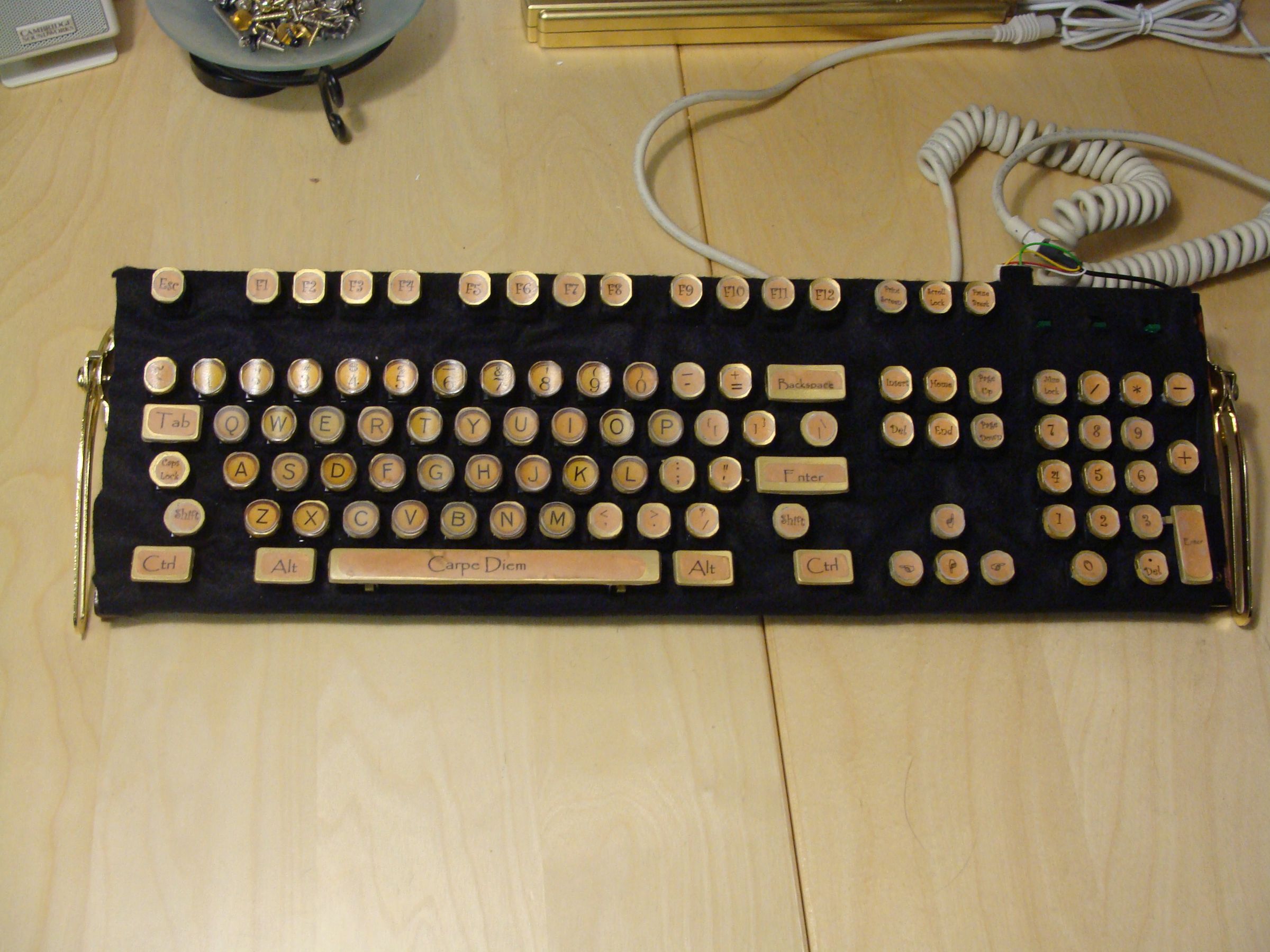 Cheap and Easy to Make Steampunk Keyboard : 7 Steps (with Pictures ...