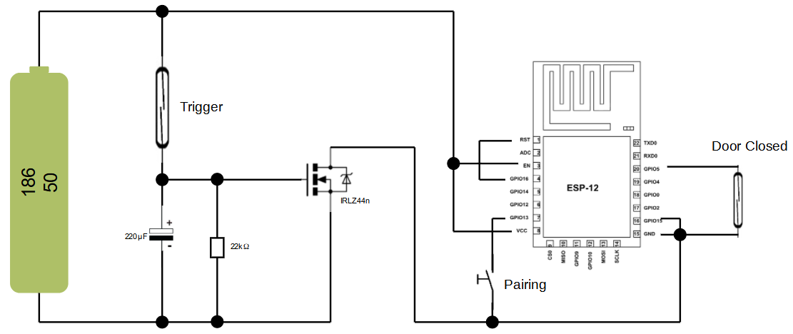 Simple Ultra-Low-Power Door/Window Open/Close Sensor : 5 Steps ...