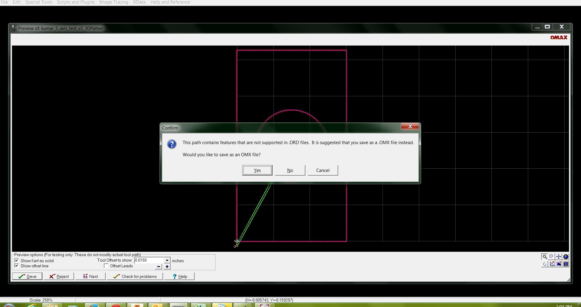 Pier 9 Guide: Inventor 2016 to Omax IntelliCAM Workflow for 5-axis ...