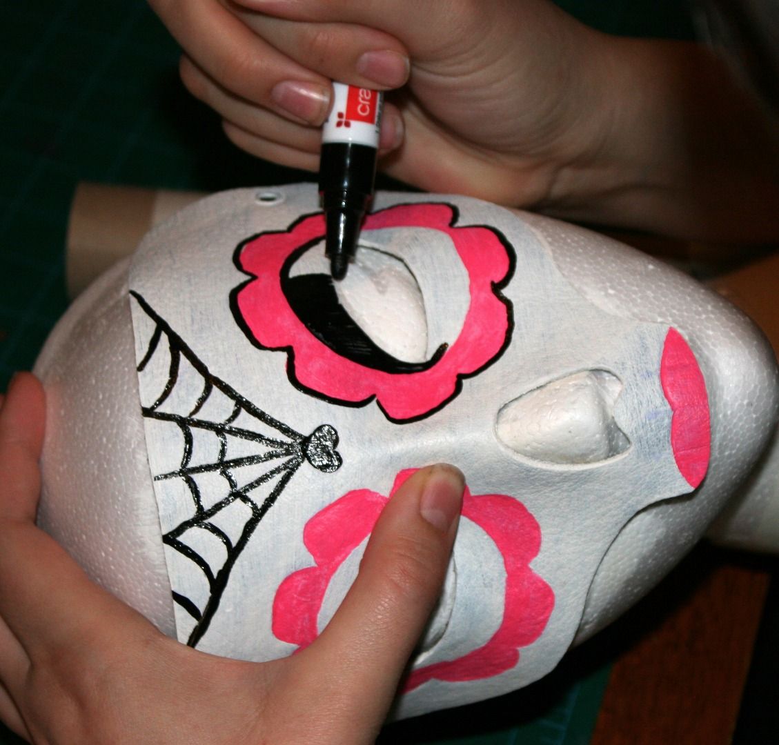 Sugar Skull Mask : 10 Steps (with Pictures) - Instructables