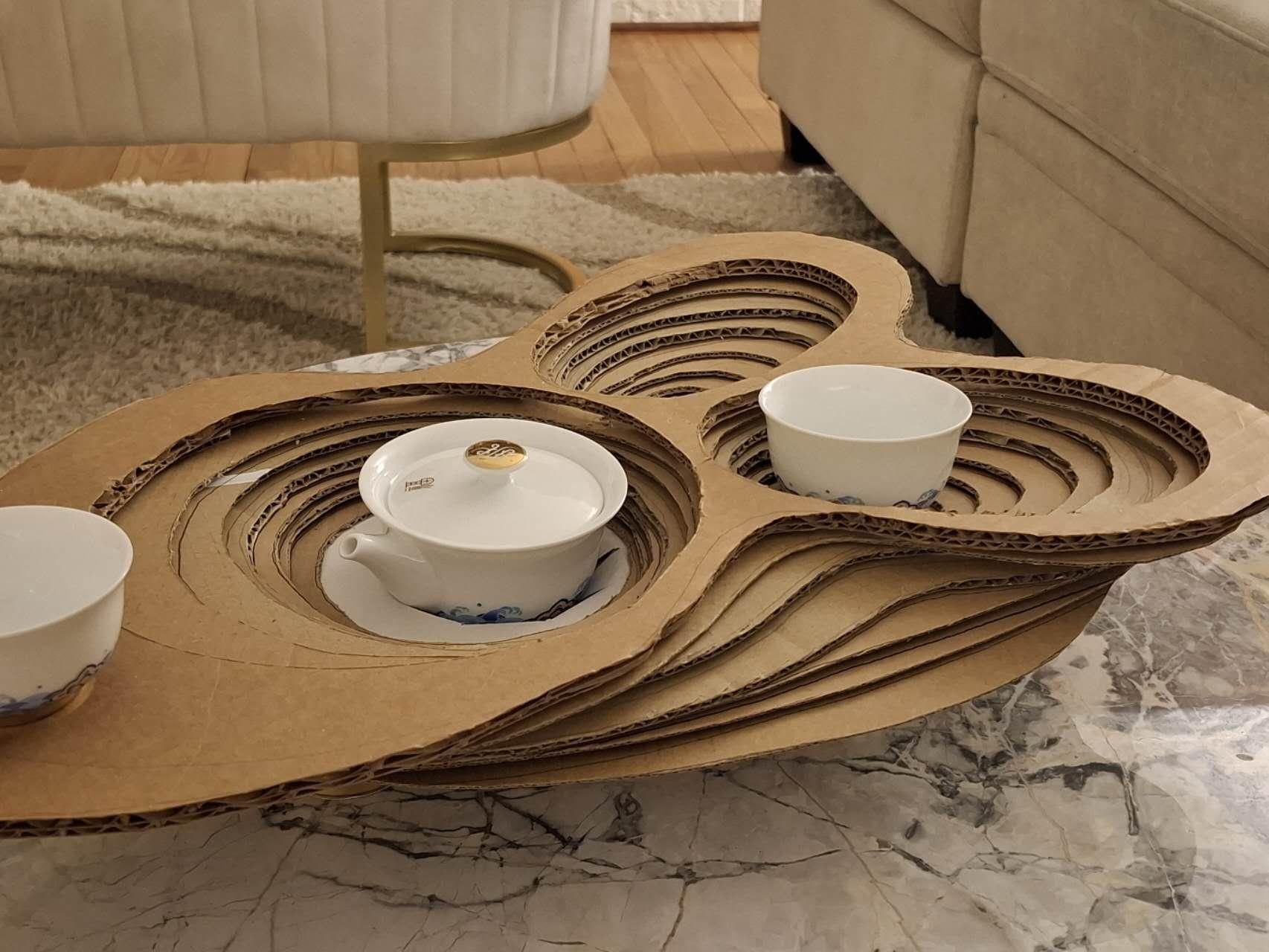 Chinese Tea Table Inspired by Terraced Landscapes : 3 Steps - Instructables