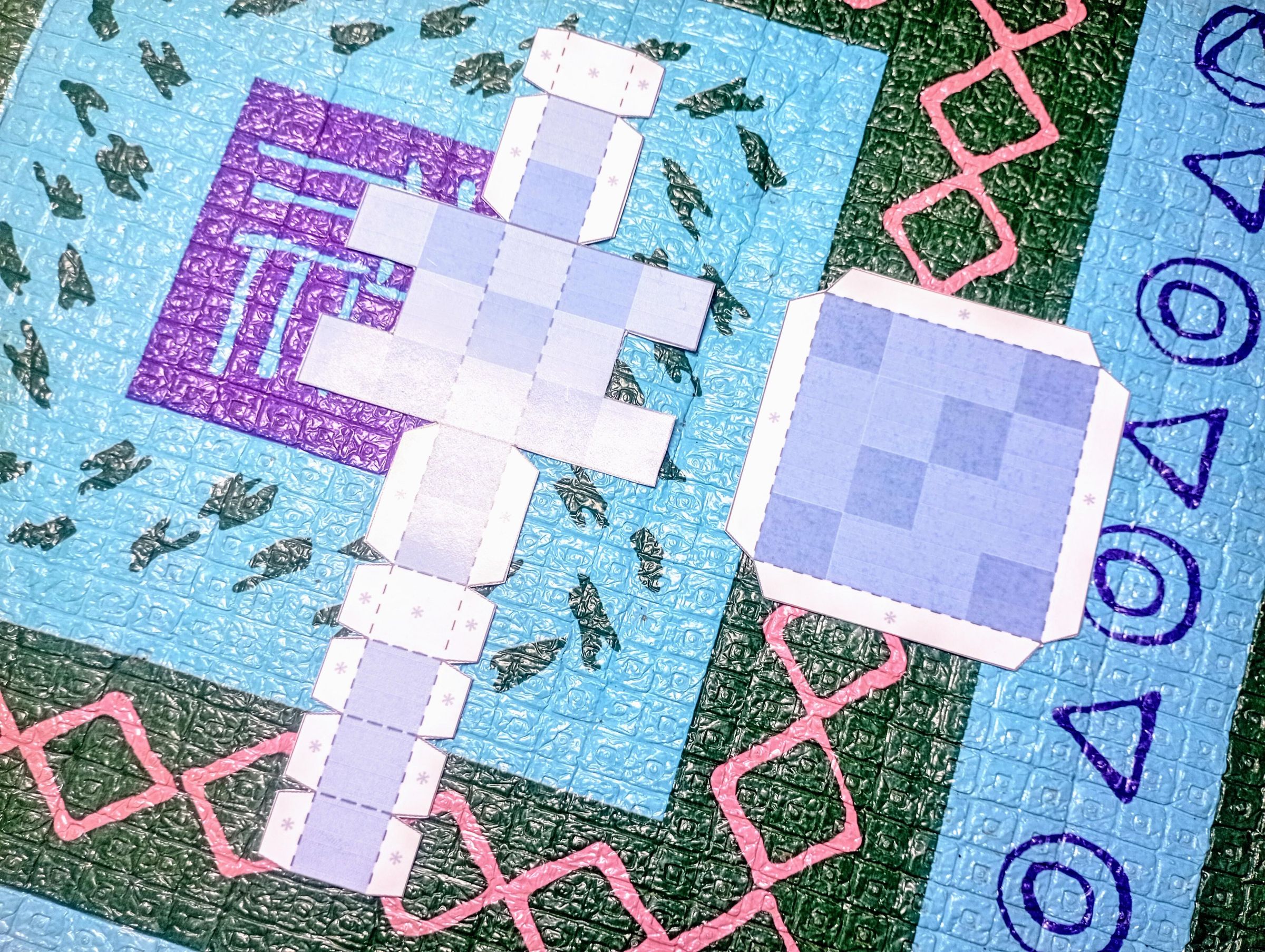 Minecraft Lantern Papercraft – Easy Cardstock Build : 7 Steps (with ...