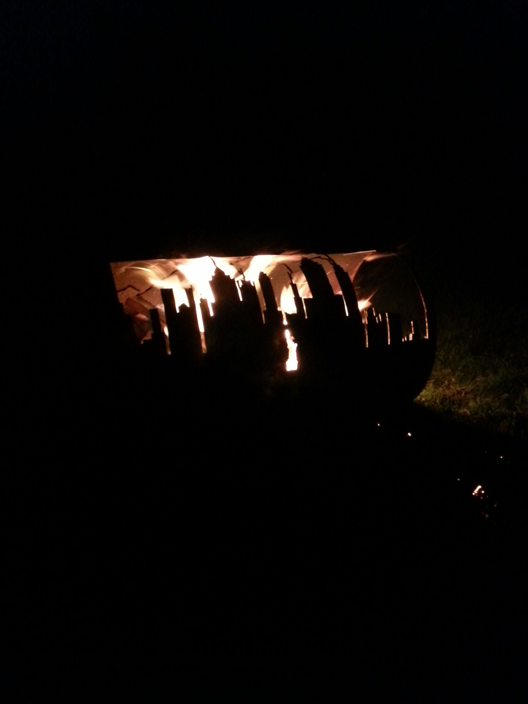 Oil Drum Garden Fire Pit With a Skyline..!! : 10 Steps (with Pictures ...