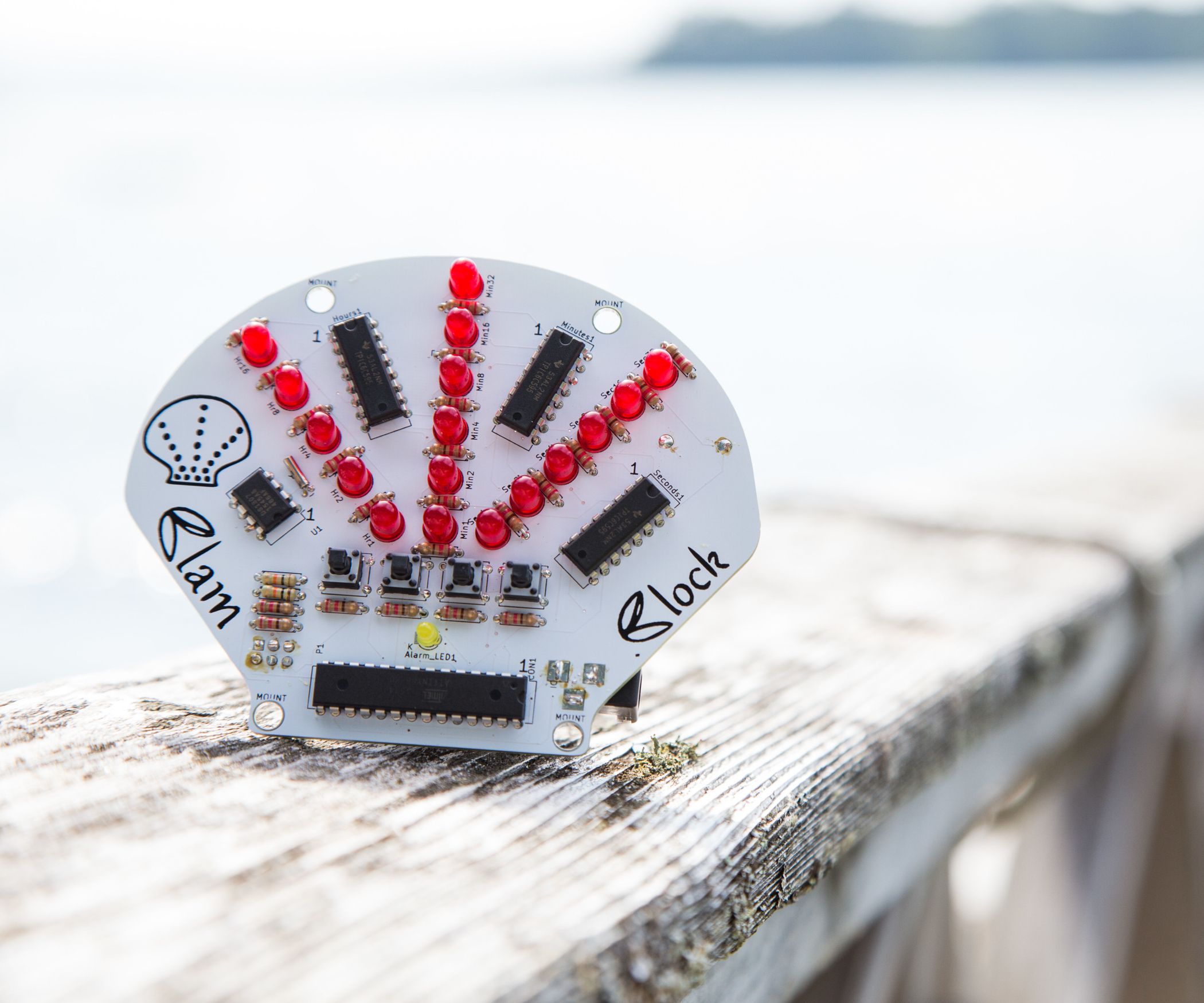 ClamClock - a Binary Timekeeper : 5 Steps - Instructables