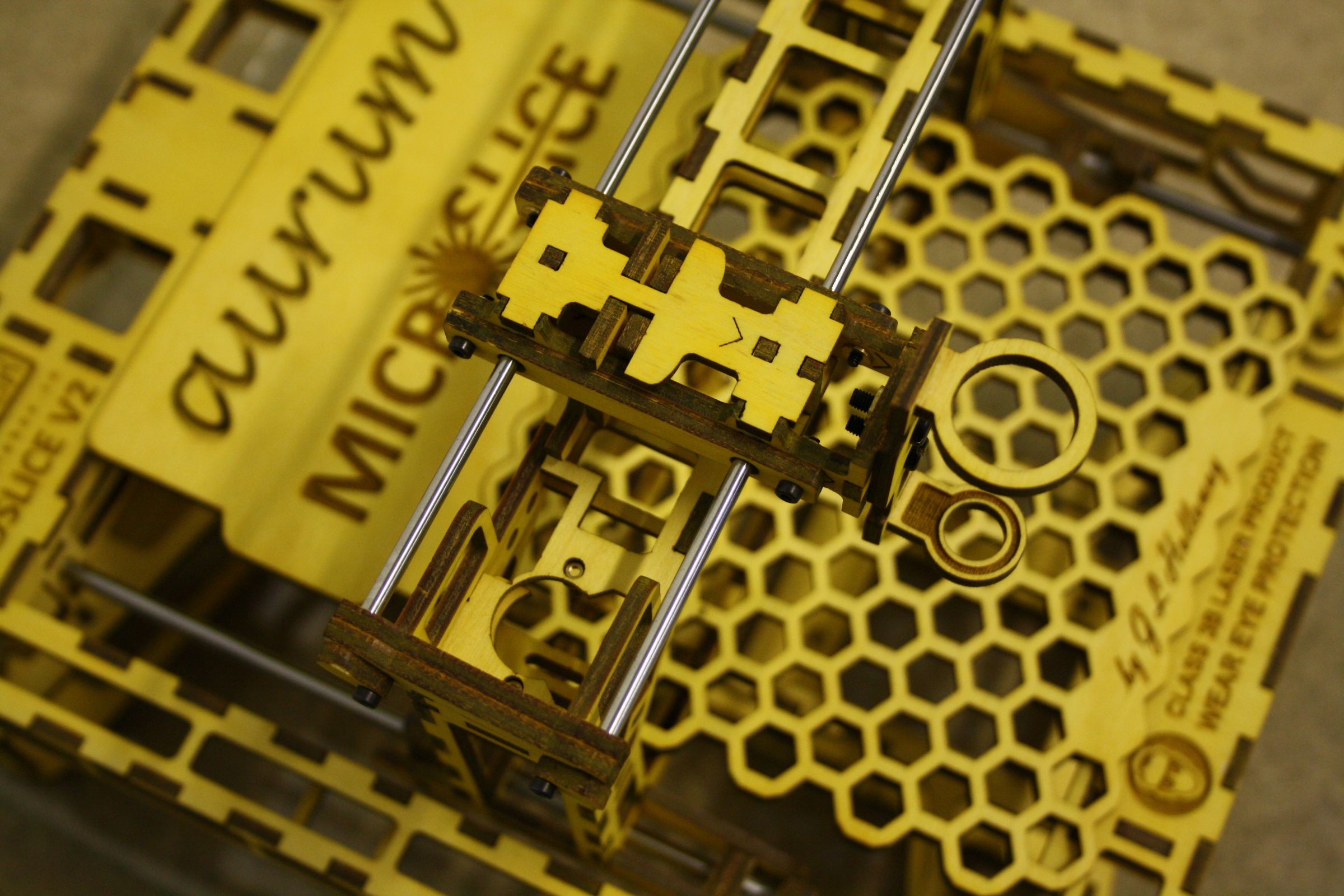 The MicroSlice V2 Aurum | a Gold Mini Laser Cutter & Engraver. : 15 ...