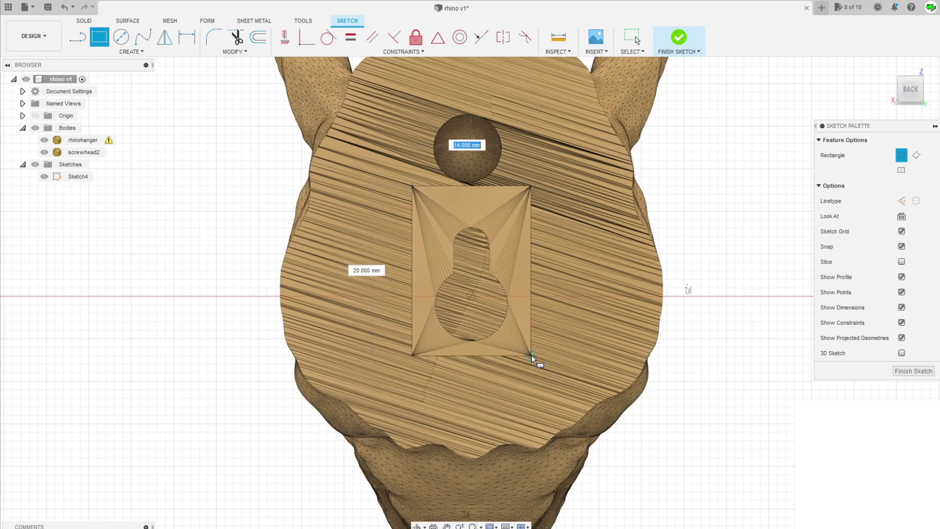 Large STL File Editting With FUSION 360 – Mesh Workspace (part 2) : 6 ...