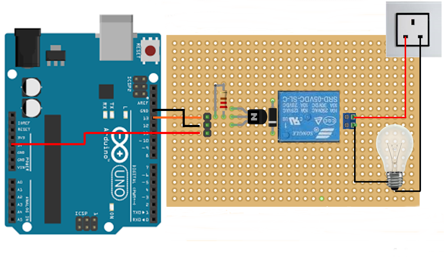 Control AC Light Using Arduino : 5 Steps - Instructables